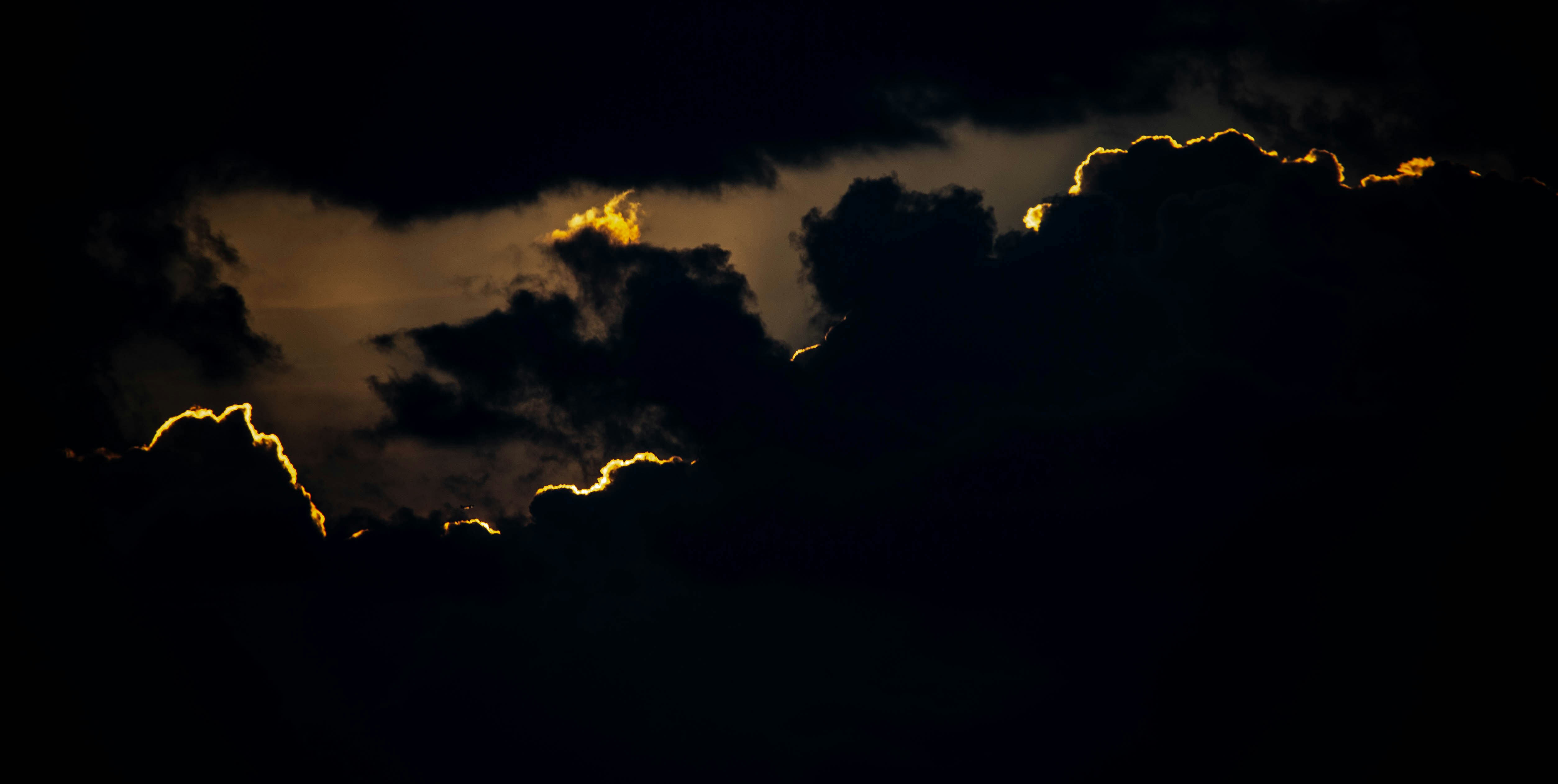 Veil of Twilight: A Cloud's Golden Edge