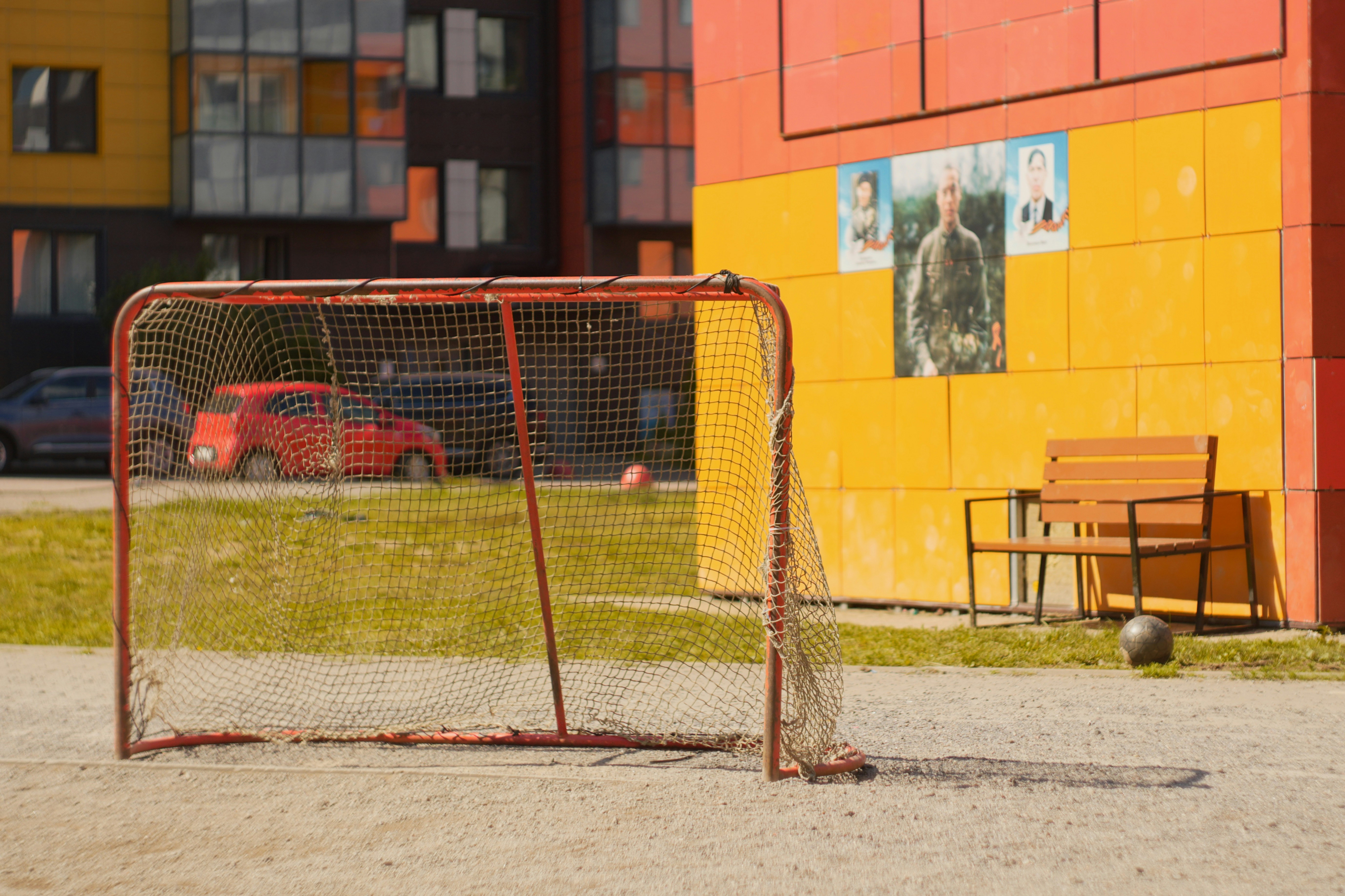 Echoes of Play: A Quiet Soccer Scene