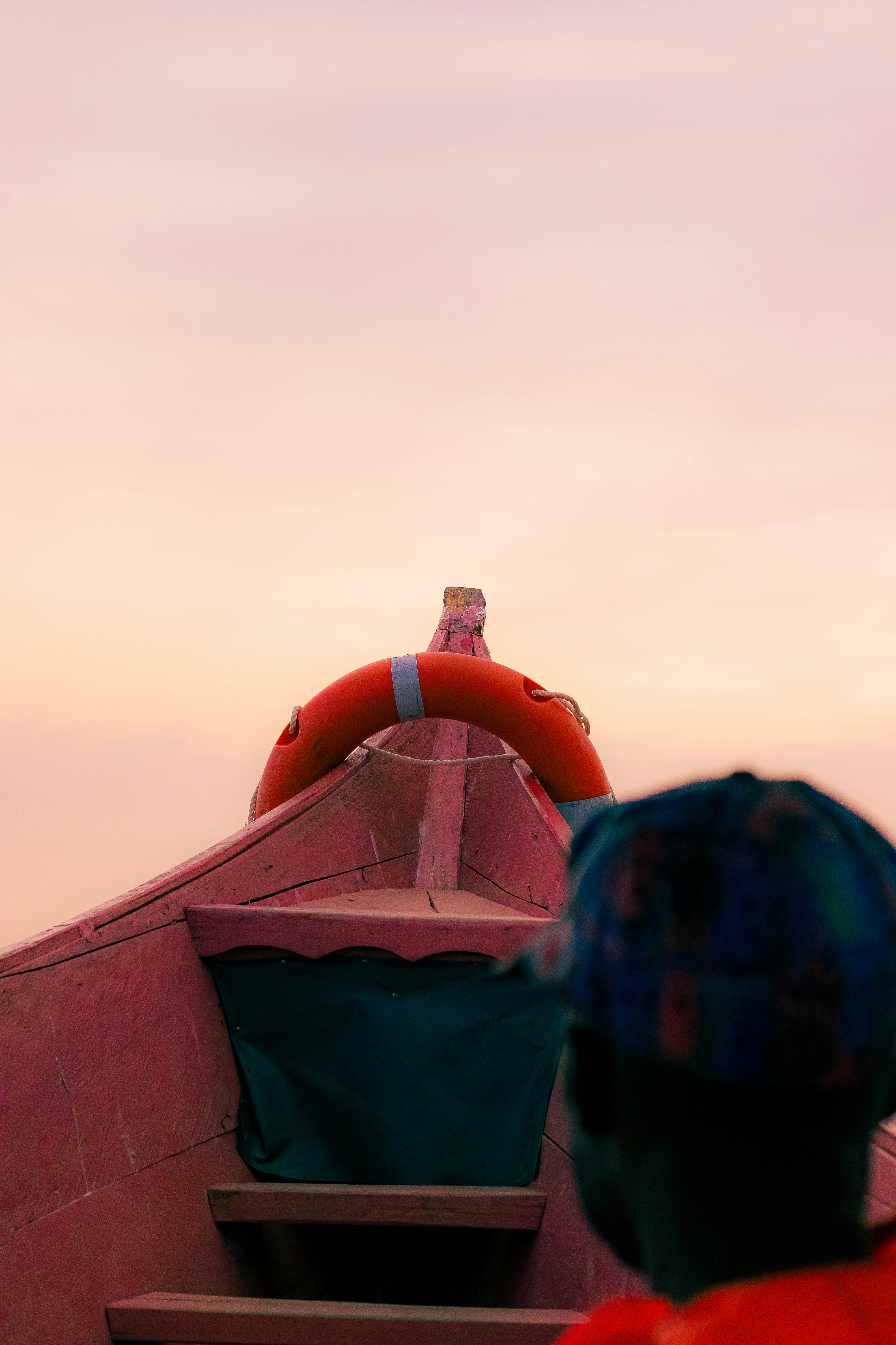 A Serene Voyage at Dusk
