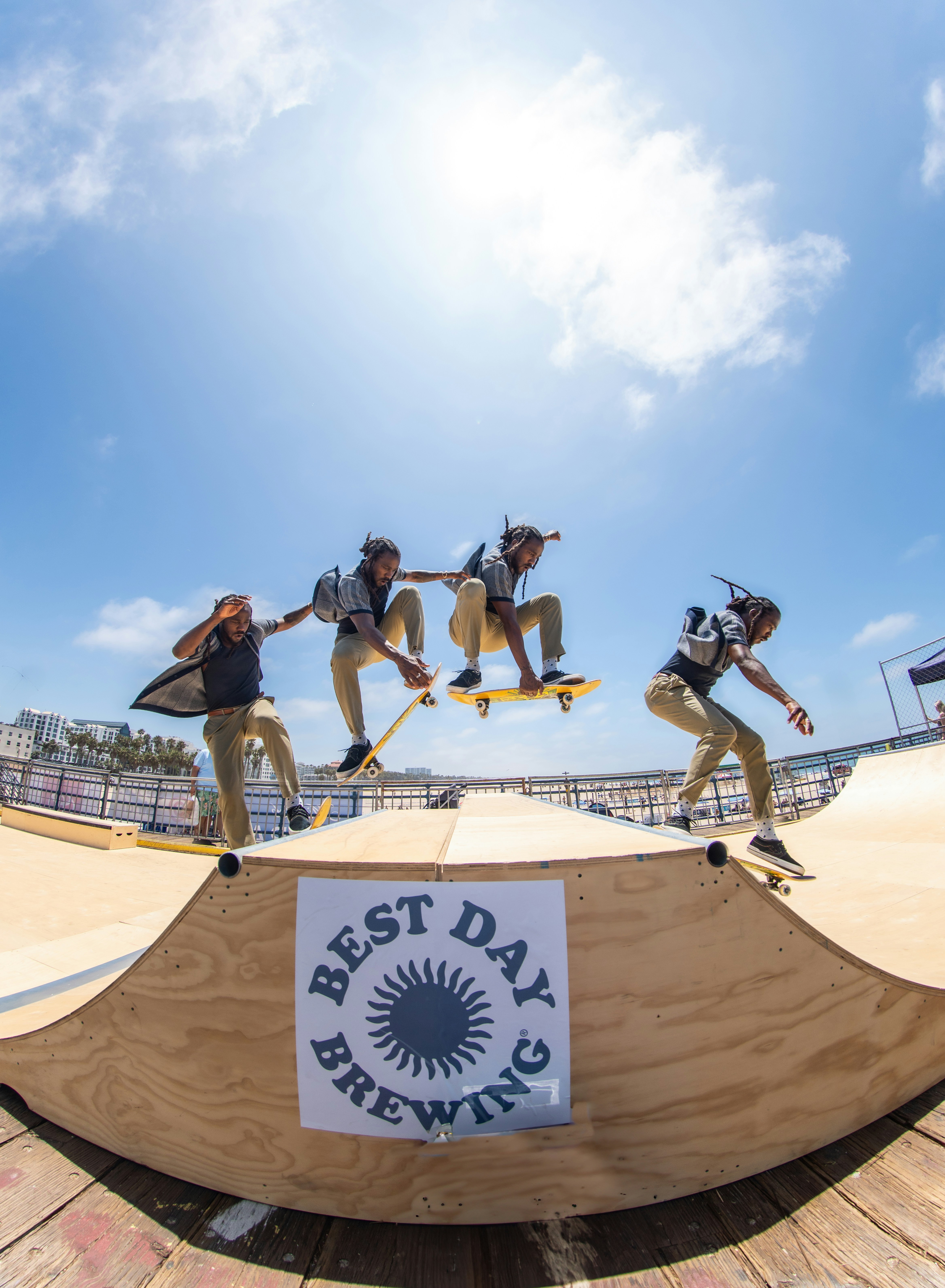 A Dance of Gravity: Skateboarder in Midair