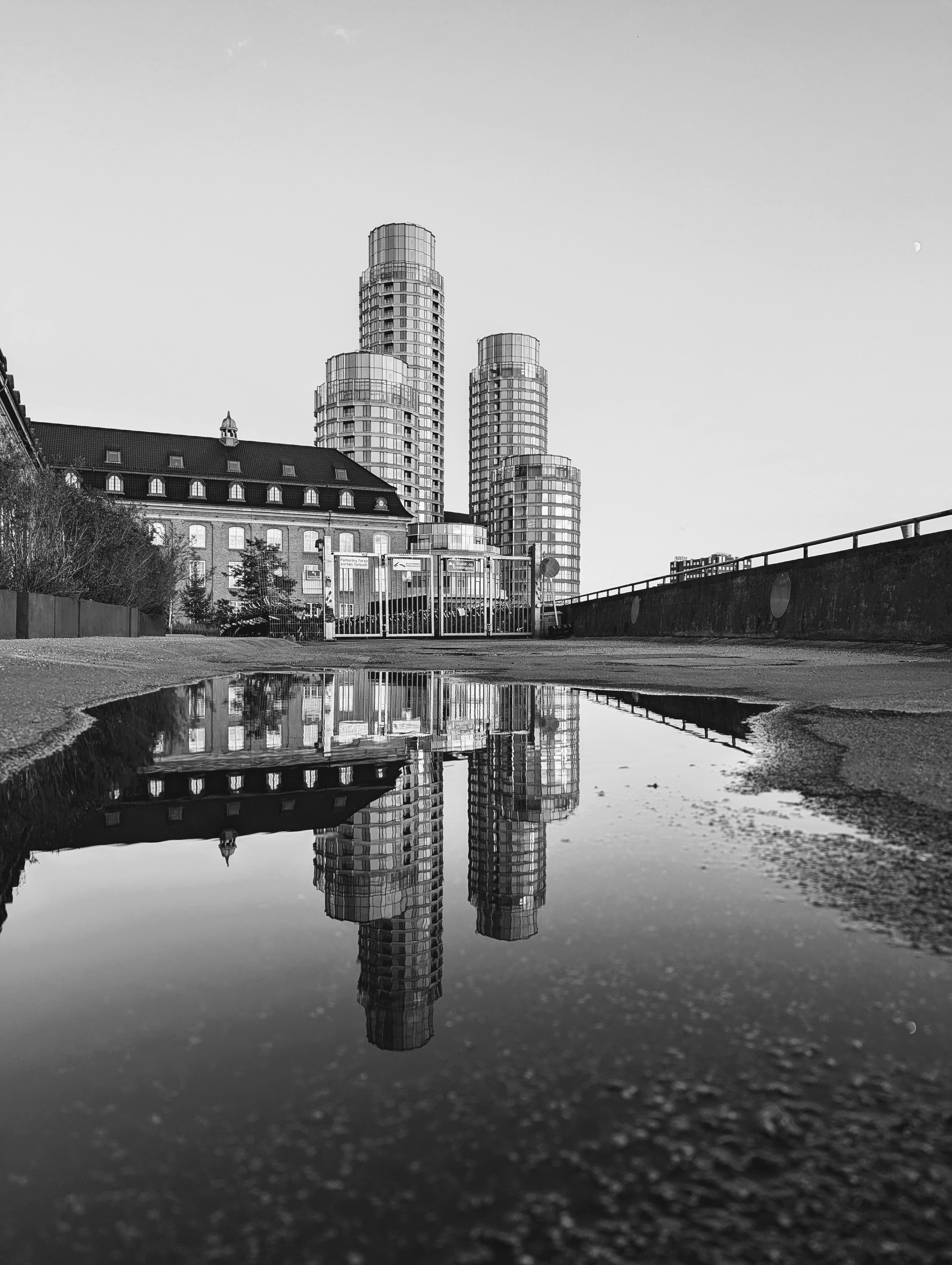 Urban Reflections: A Monochrome Symphony