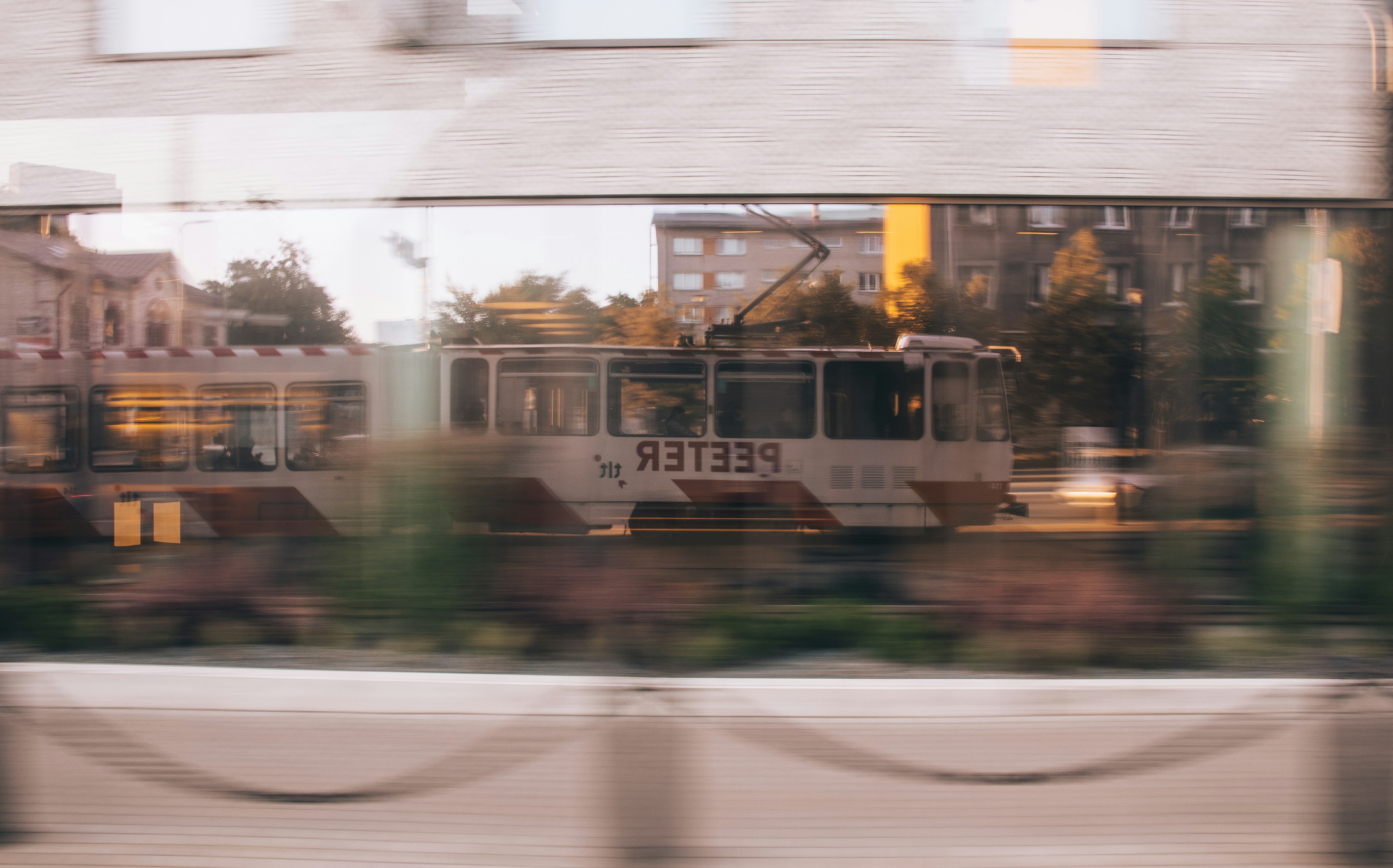 Urban Symphony: The Dance of Motion and Reflection