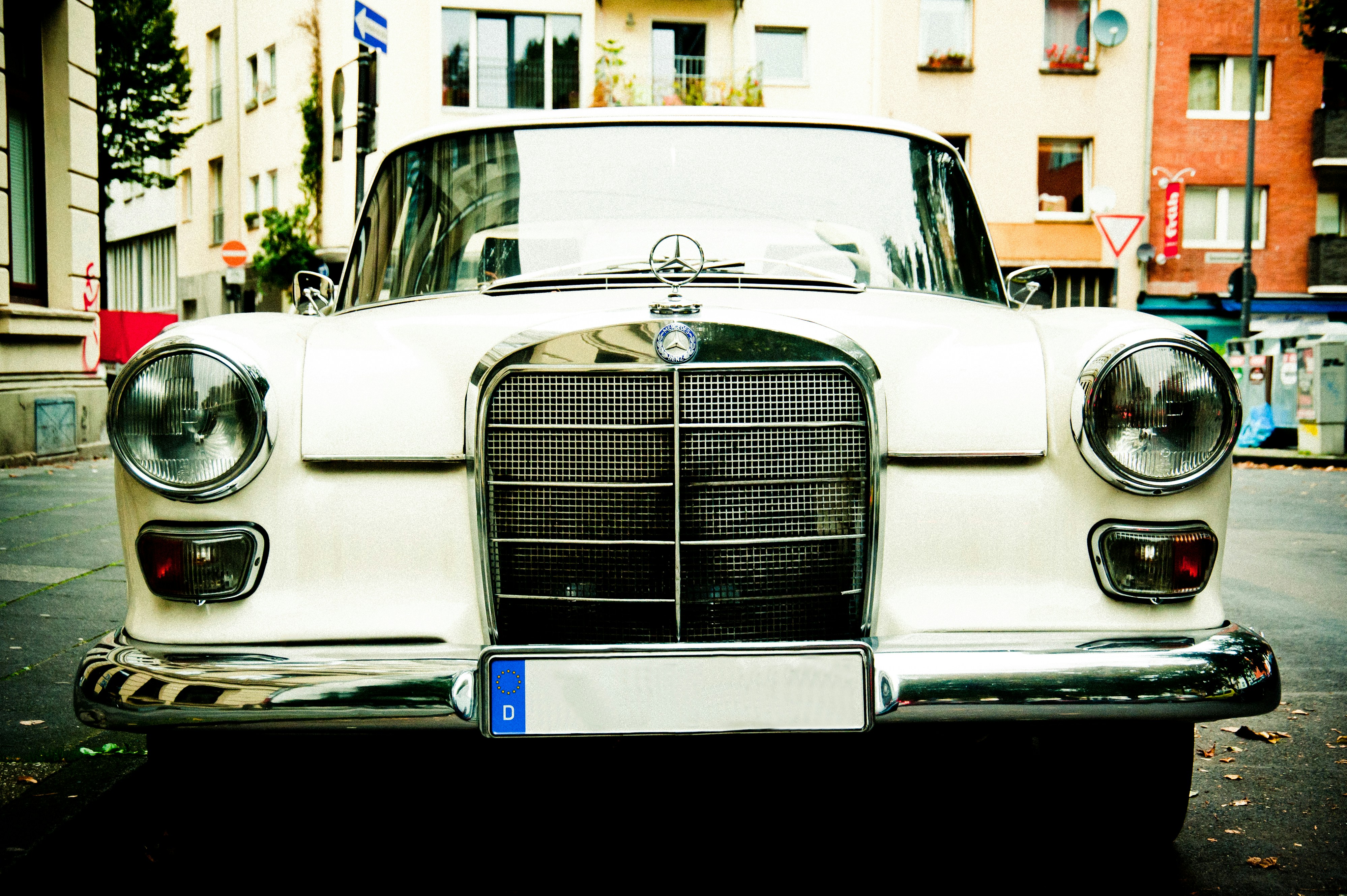 Classic Elegance: A Timeless Mercedes Front View
