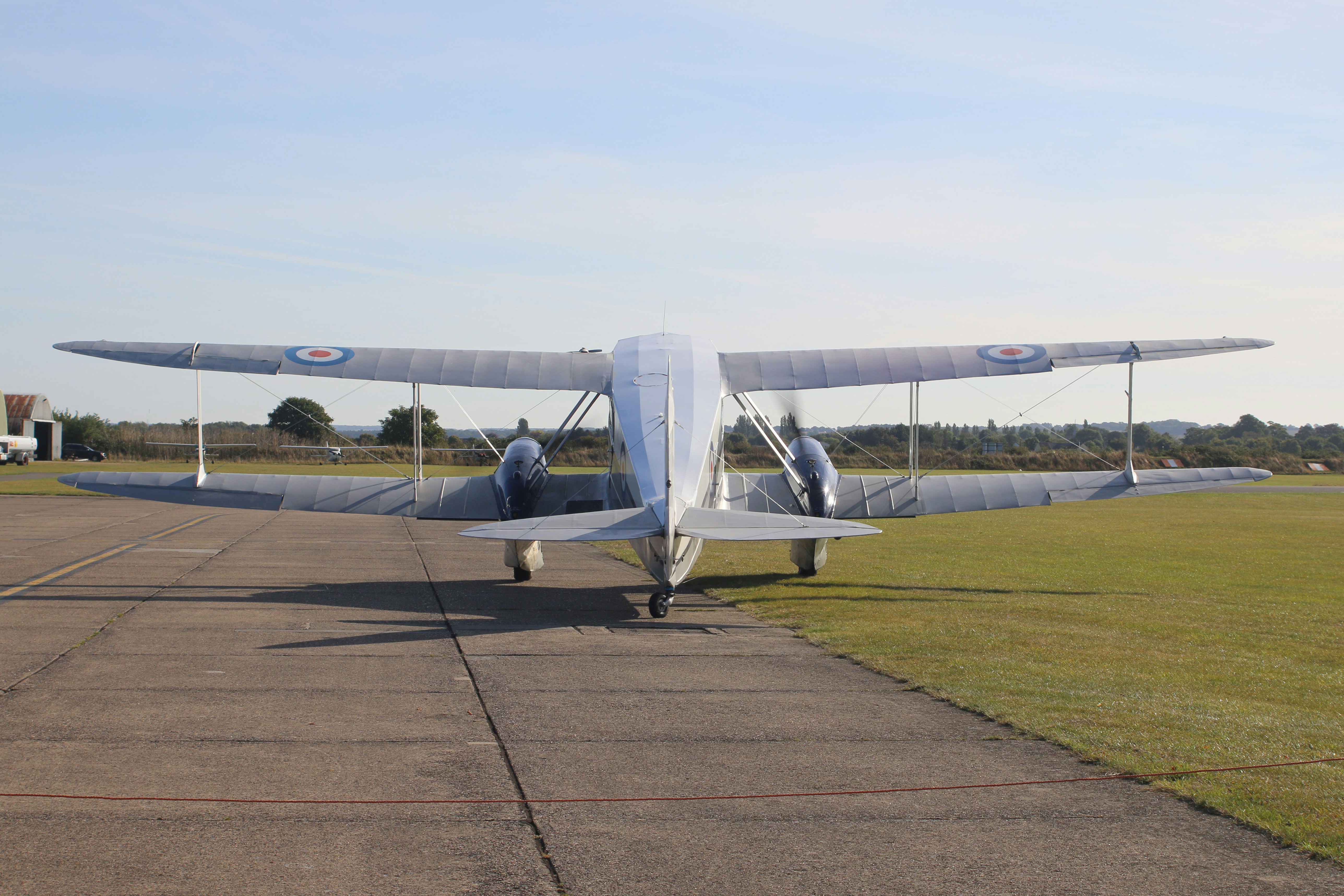 Wings of History: A Vintage Aircraft at Rest