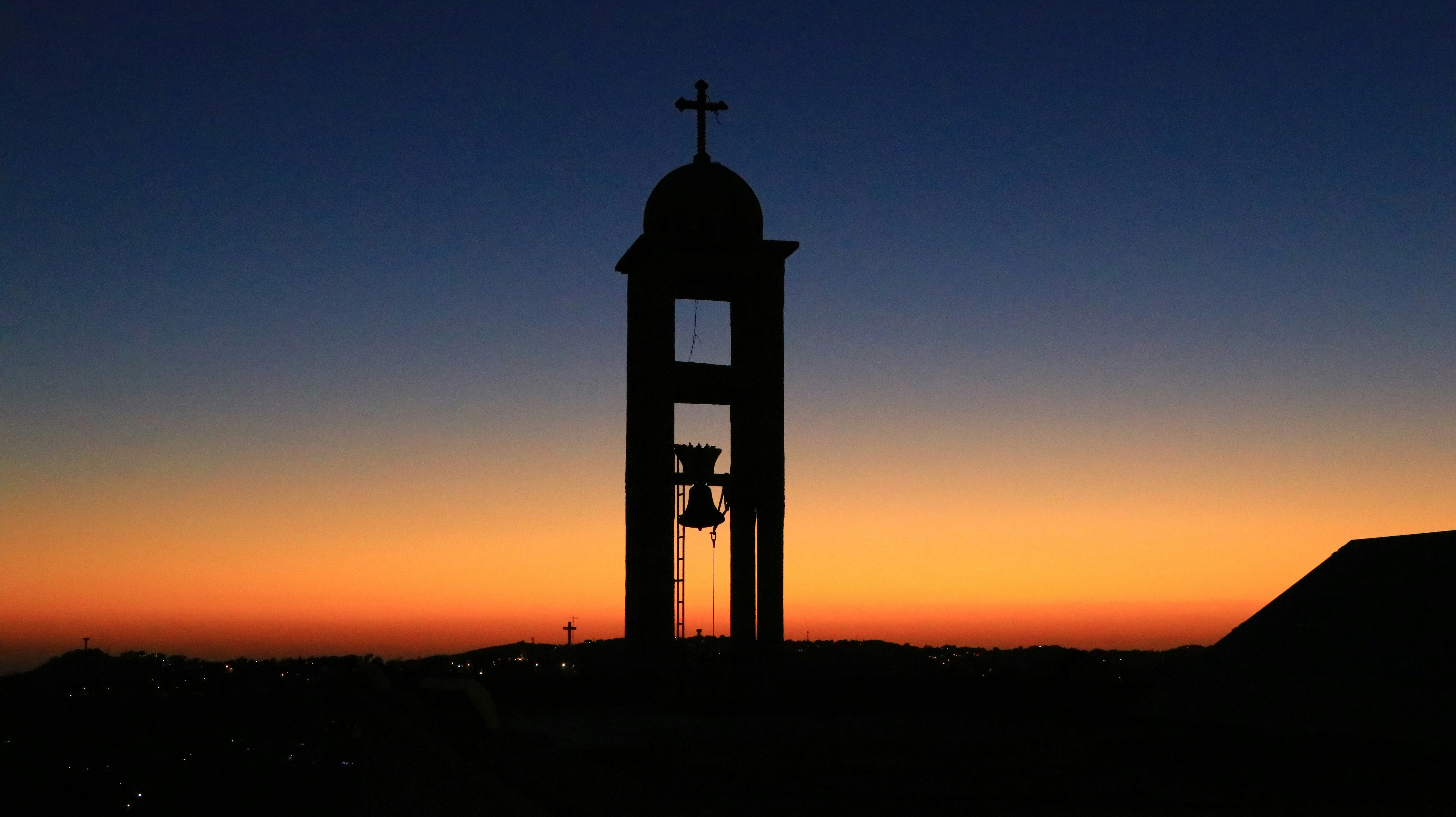 Silhouette of Faith Against the Dusk
