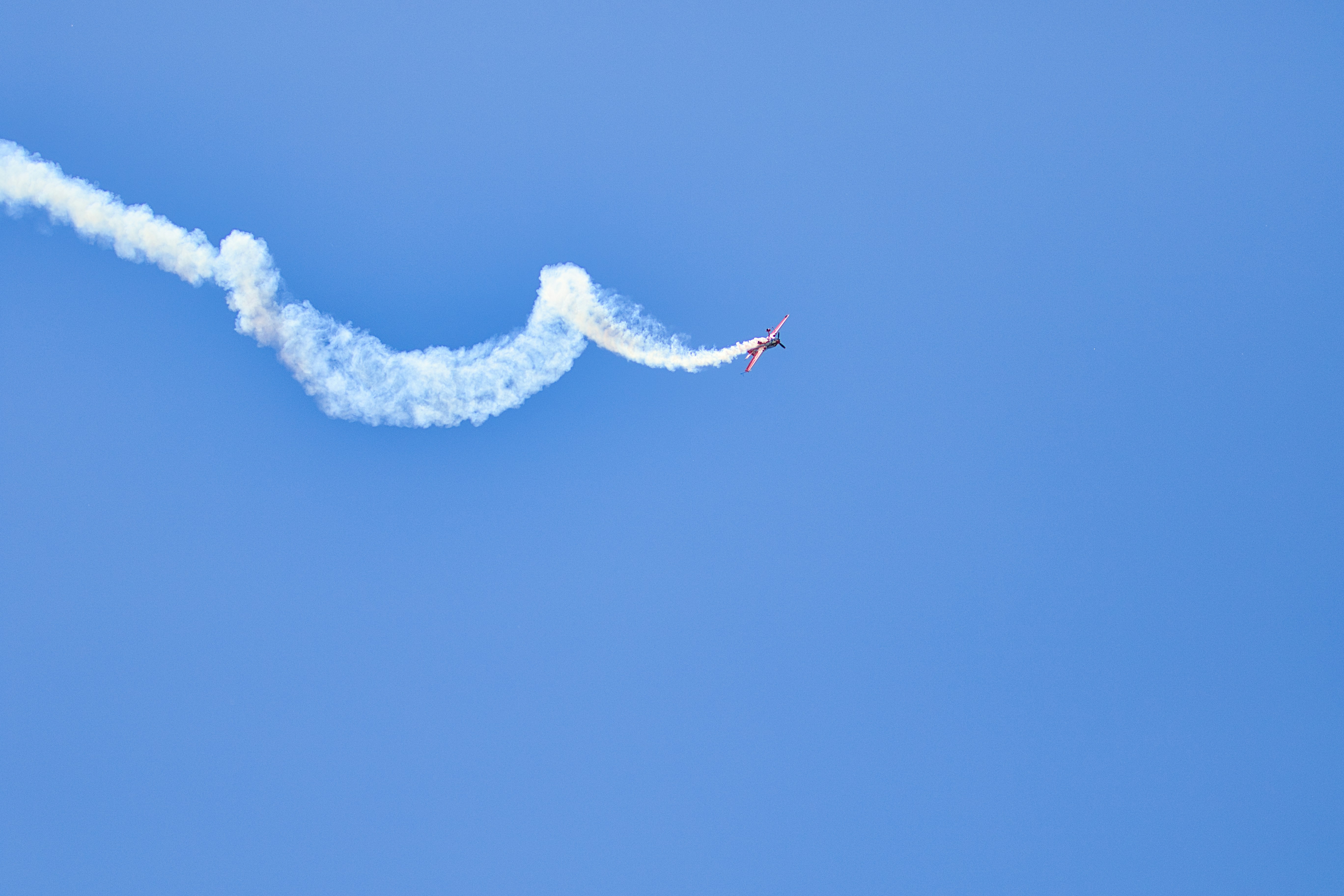 Aerial Dance in the Azure Sky