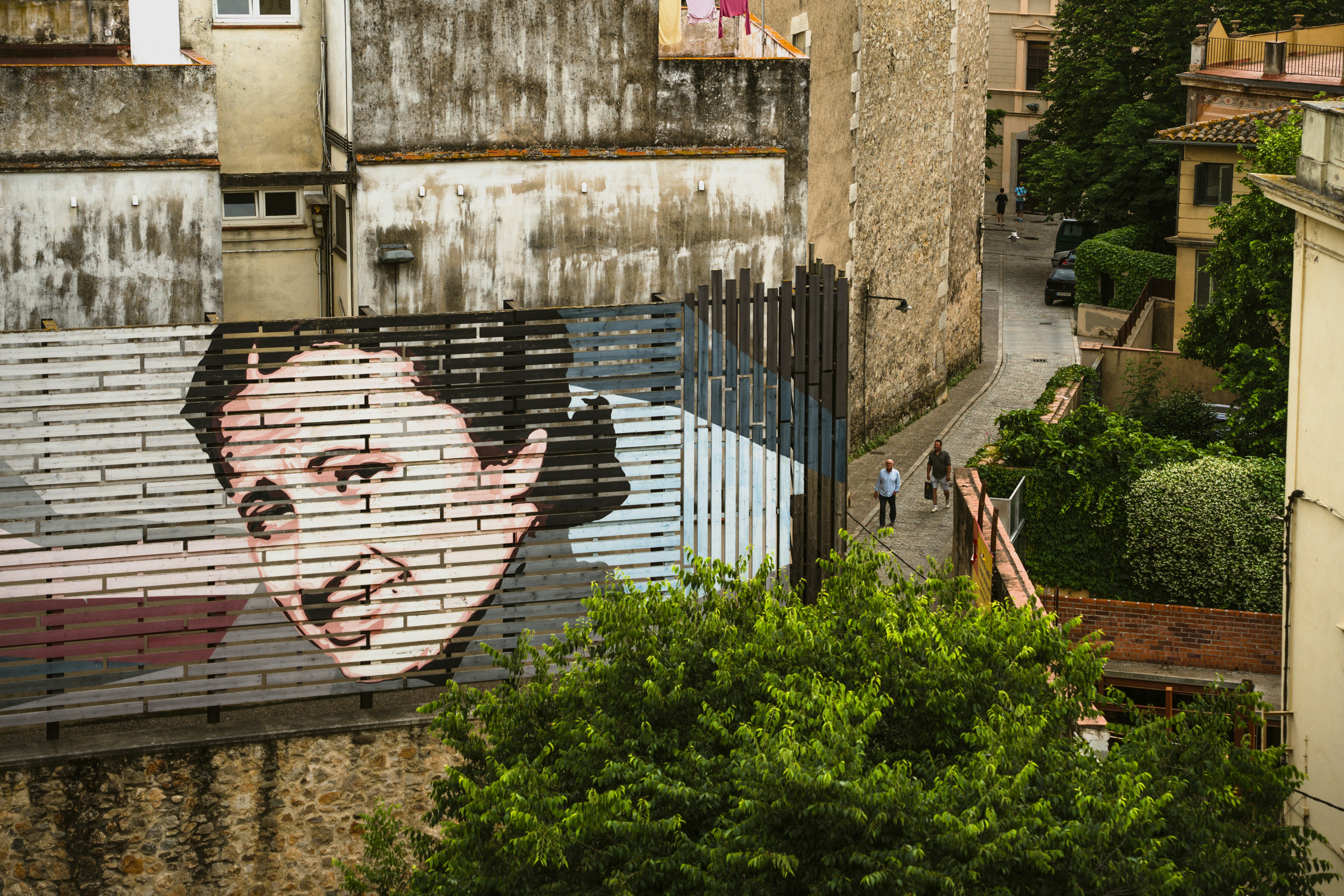 Whispers of the Past: A Street Art Tribute