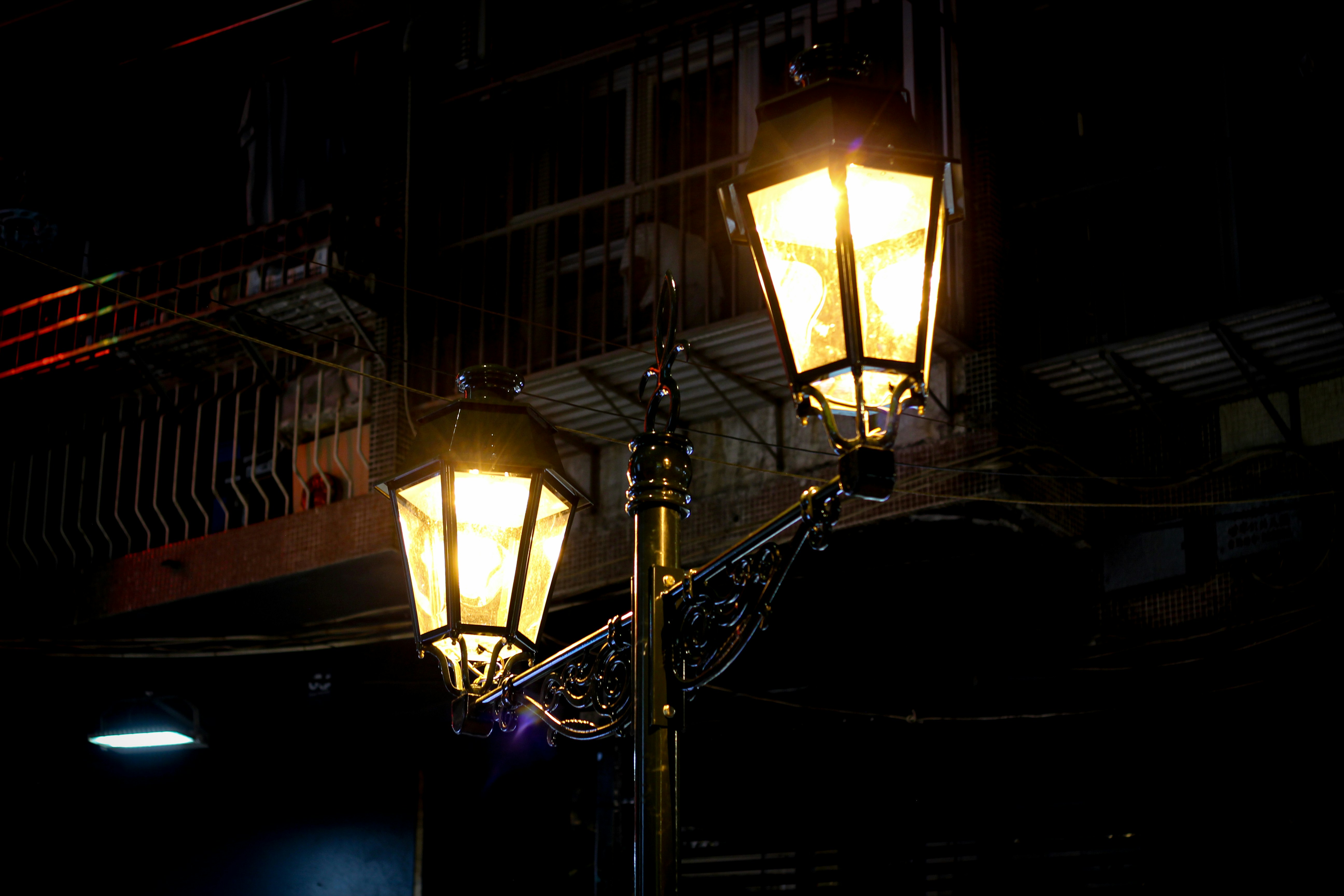 Illuminated Elegance: A Nighttime Lantern Display