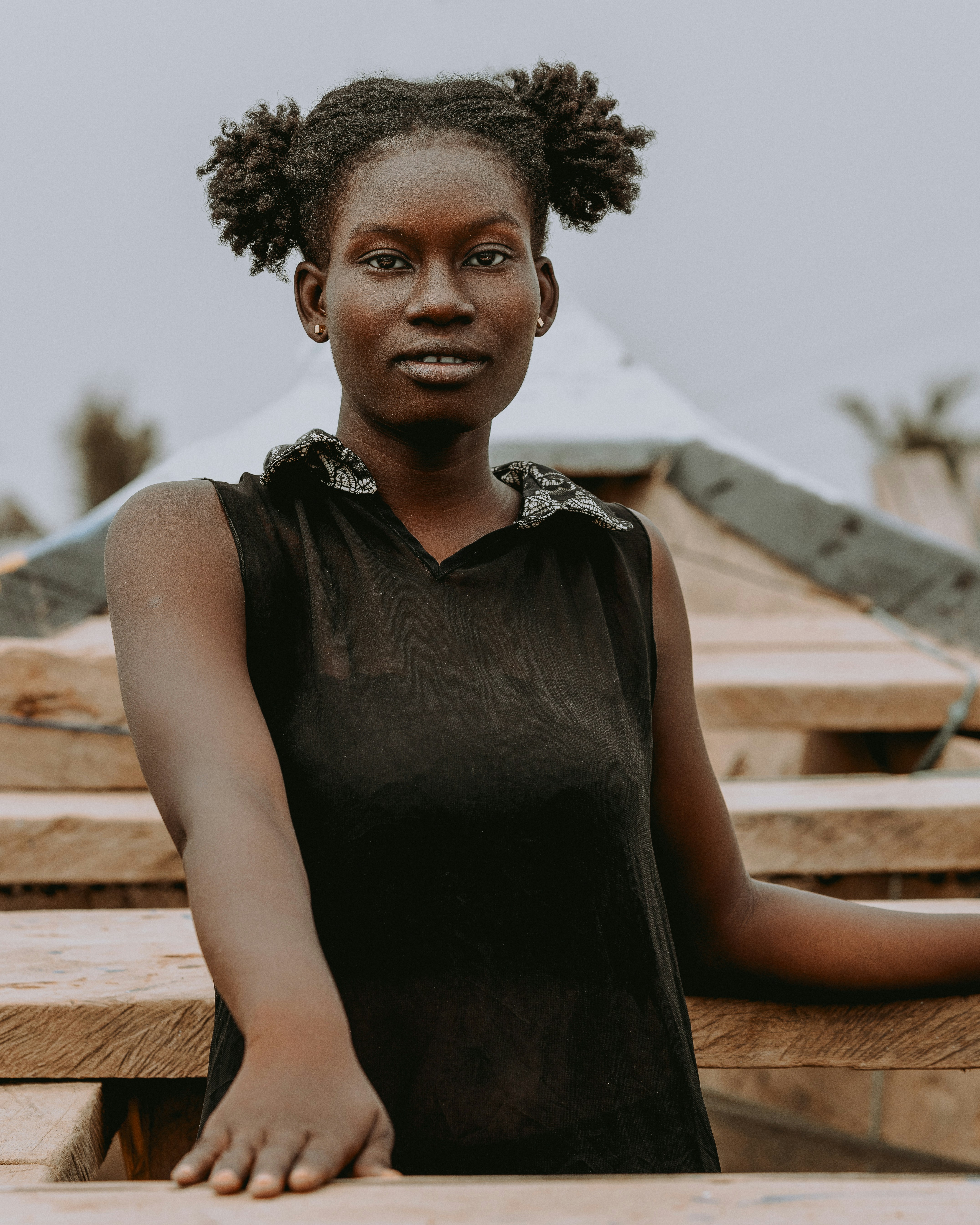 Embracing the Moment: A Portrait of Resilience