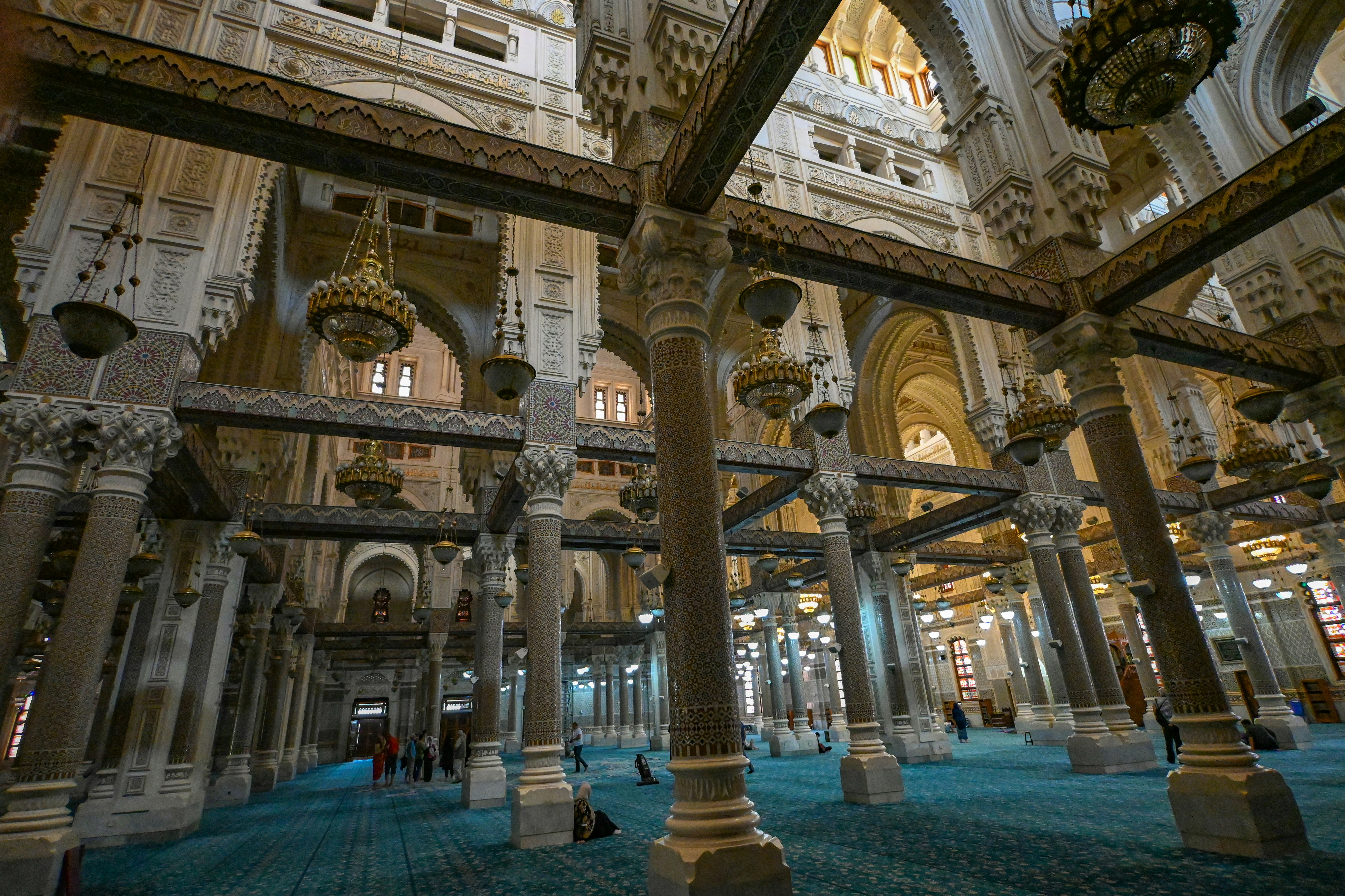 Harmony of Light and Structure in Sacred Space