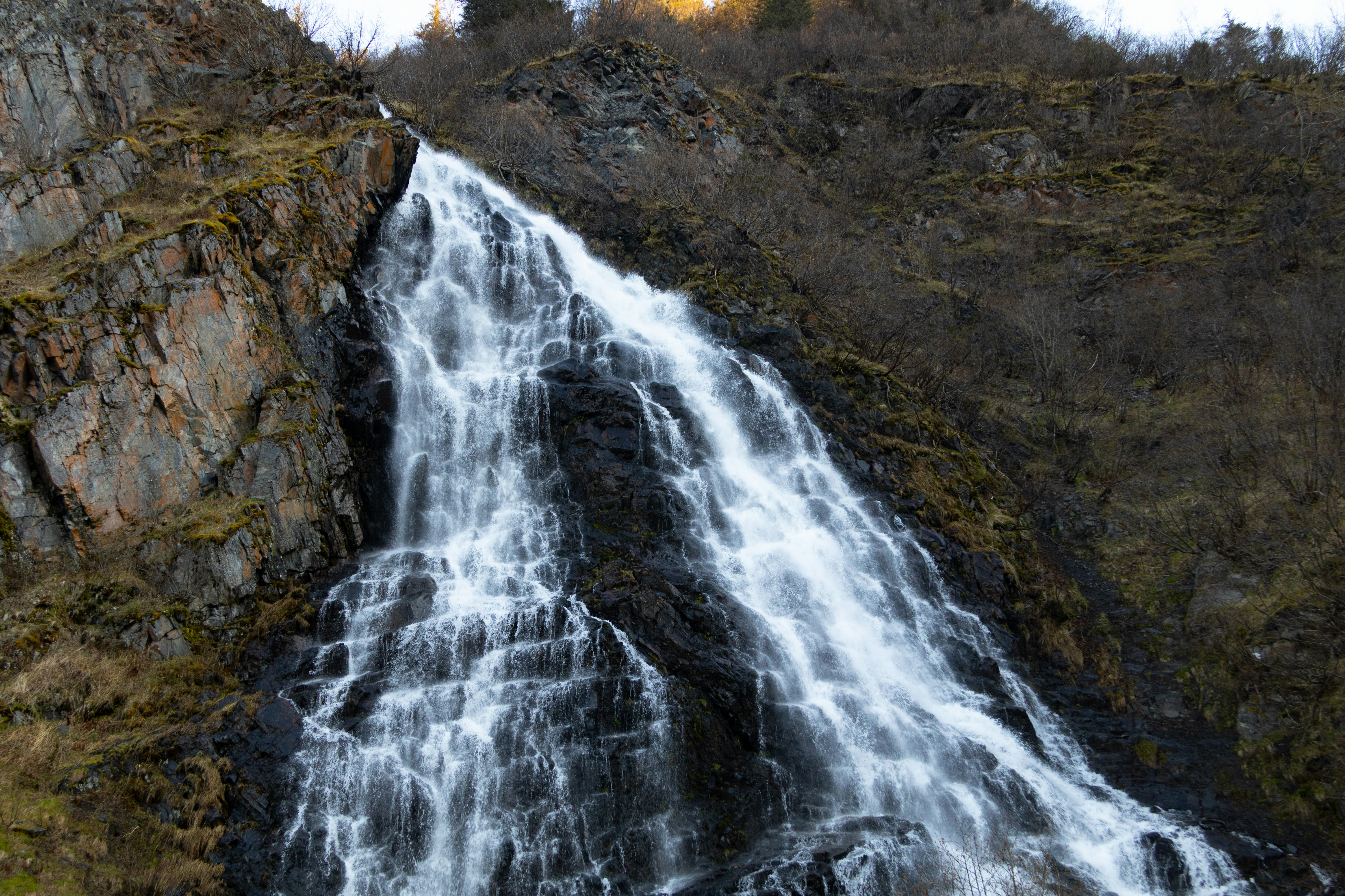 Nature's Cascading Veil: The Waterfall's Silent Symphony