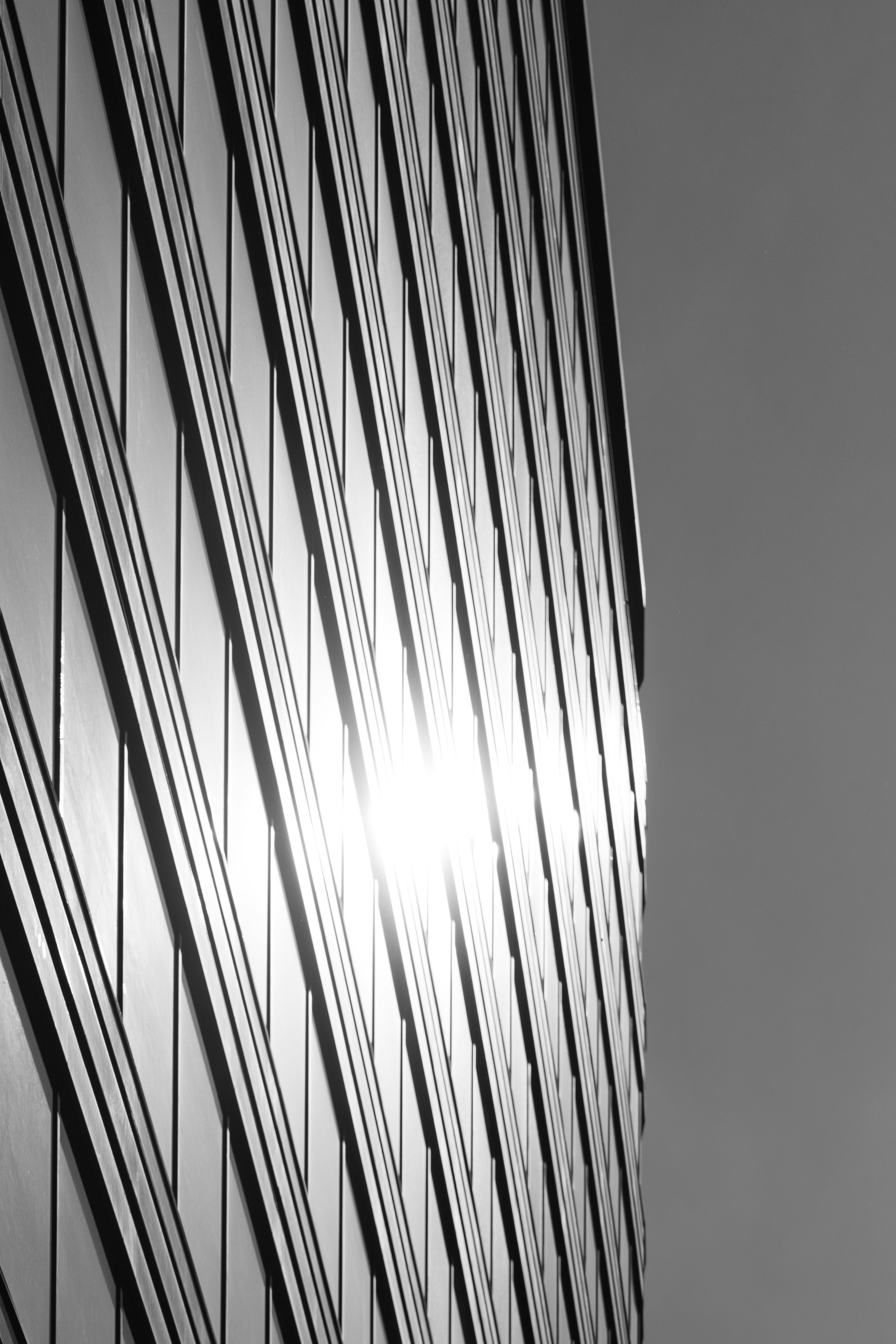 Reflections of Modernity: The Dance of Light on Steel