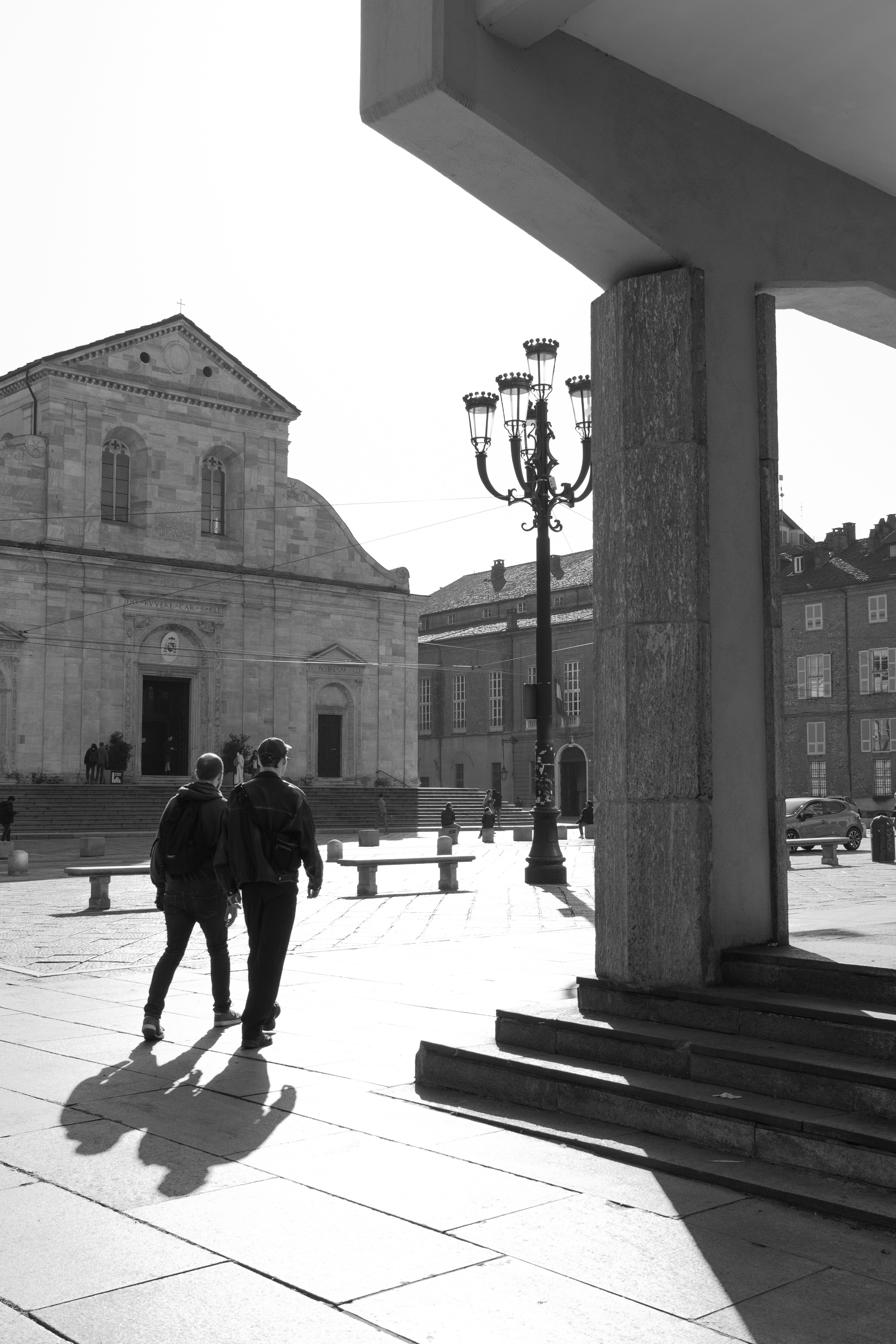 Urban Stroll Through Architectural Shadows