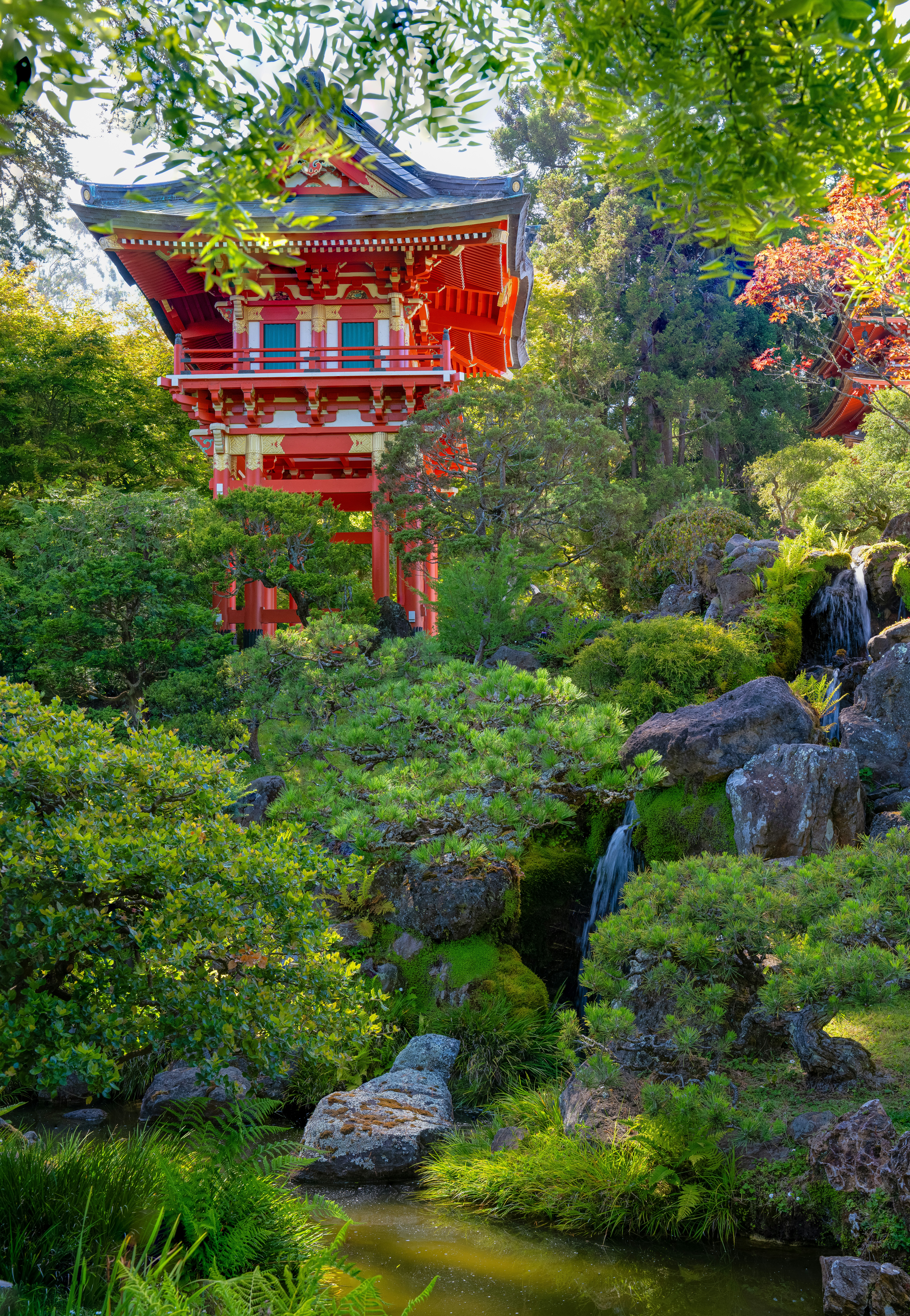 Harmony in Nature: The Serene Pagoda Oasis