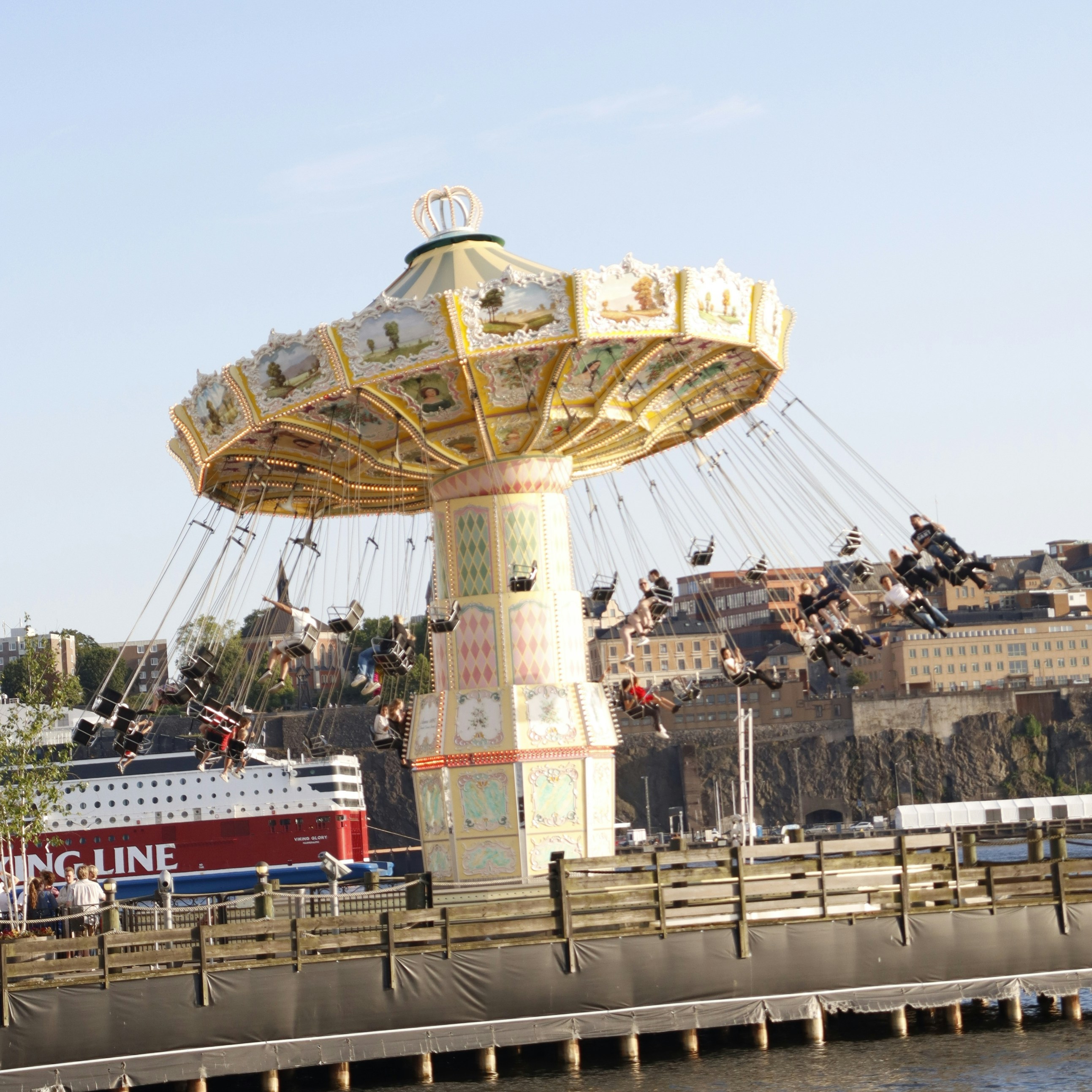 Whirling Joy: A Dance Above the Waterfront
