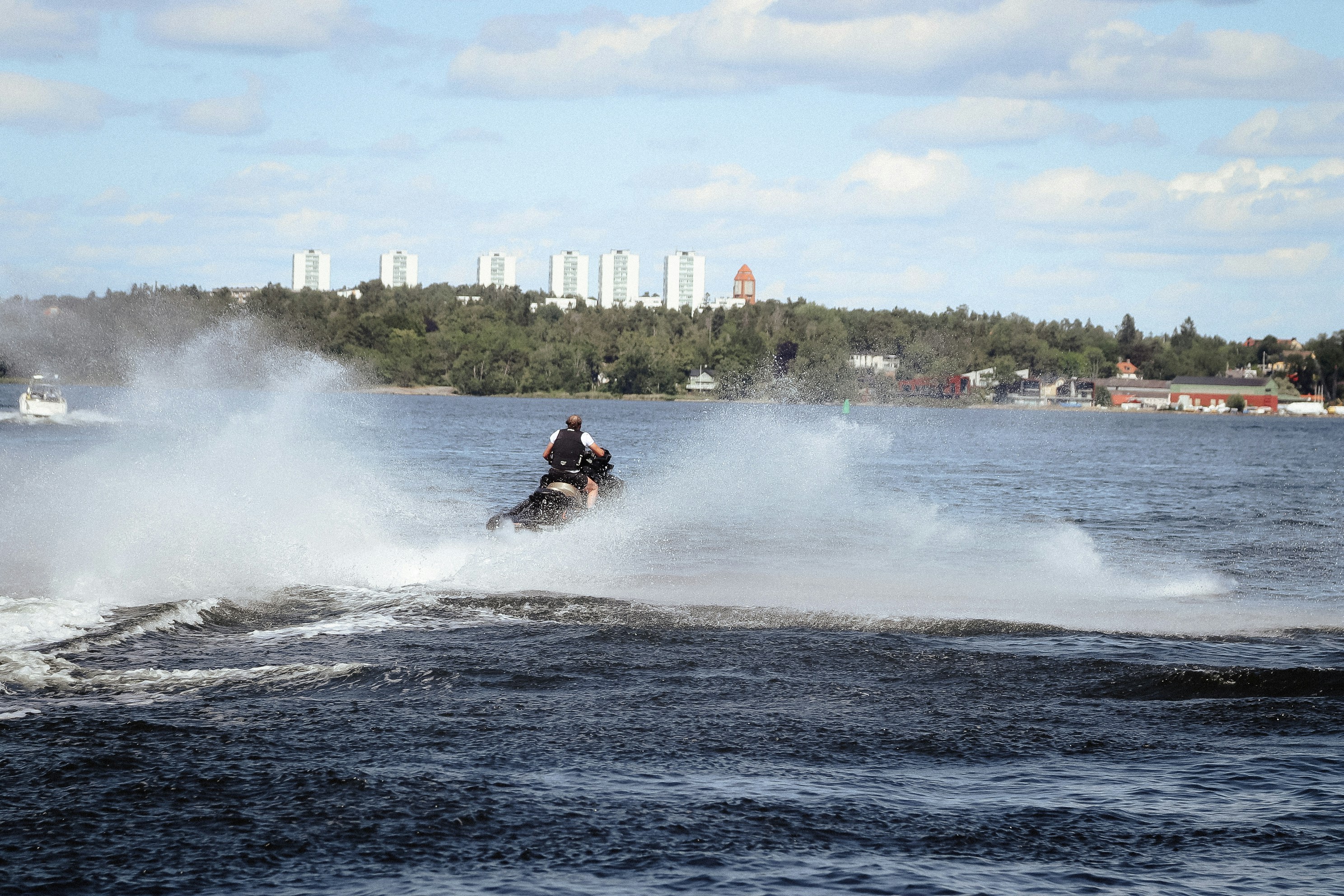 Rider's Dance on Water: A Jet Ski Adventure
