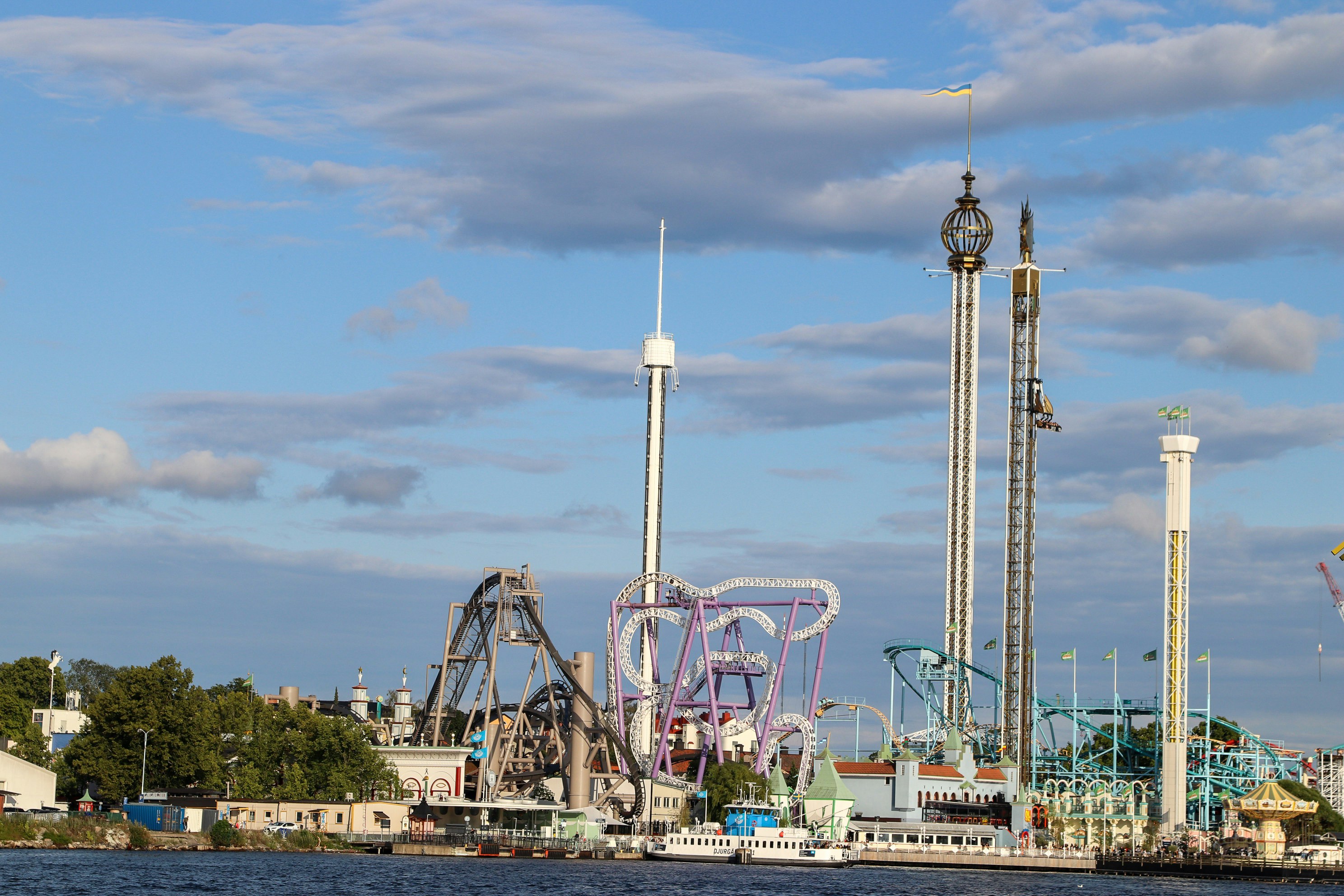 Whimsical Thrills by the Water's Edge