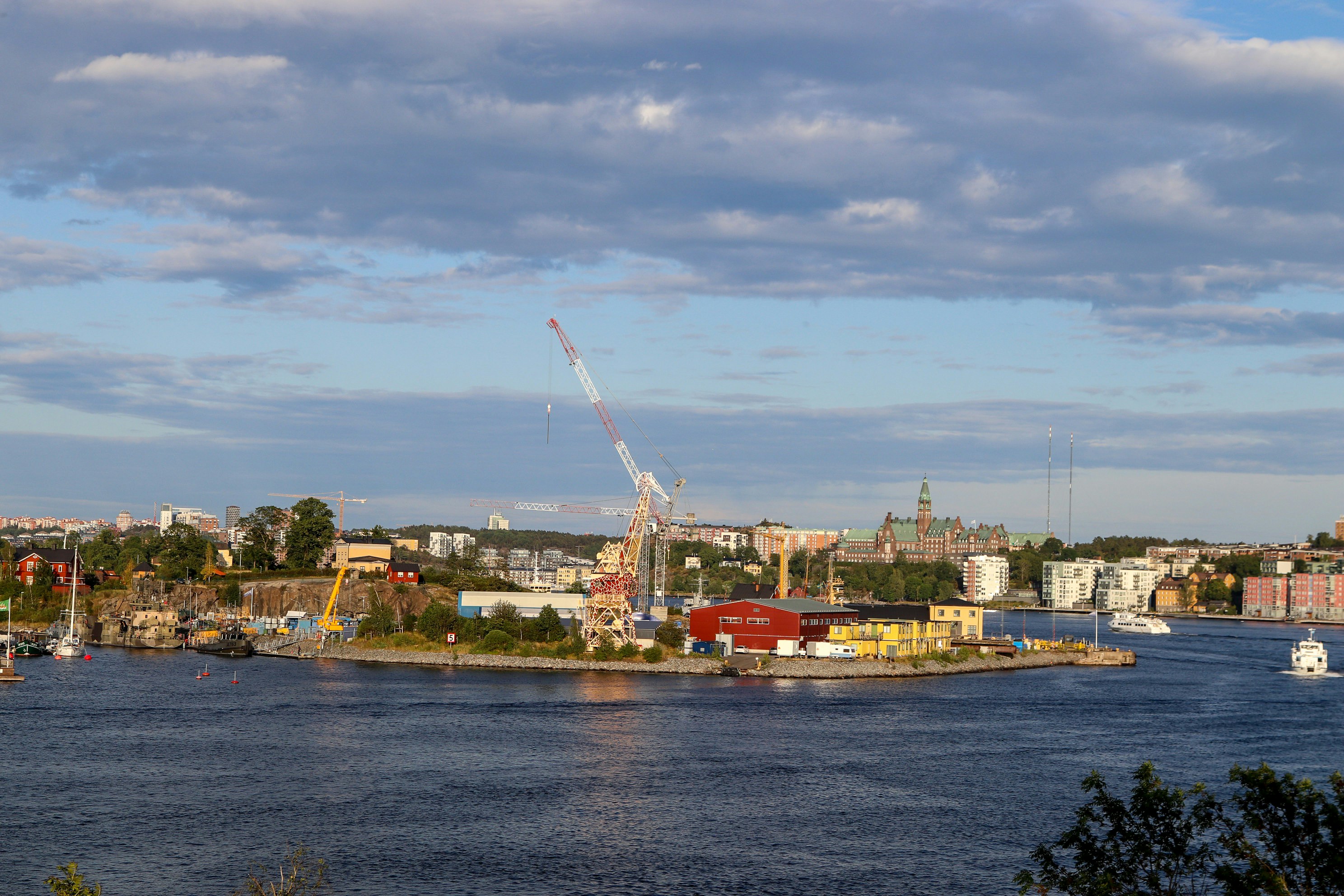 Urban Harmony: The Convergence of Nature and Industry