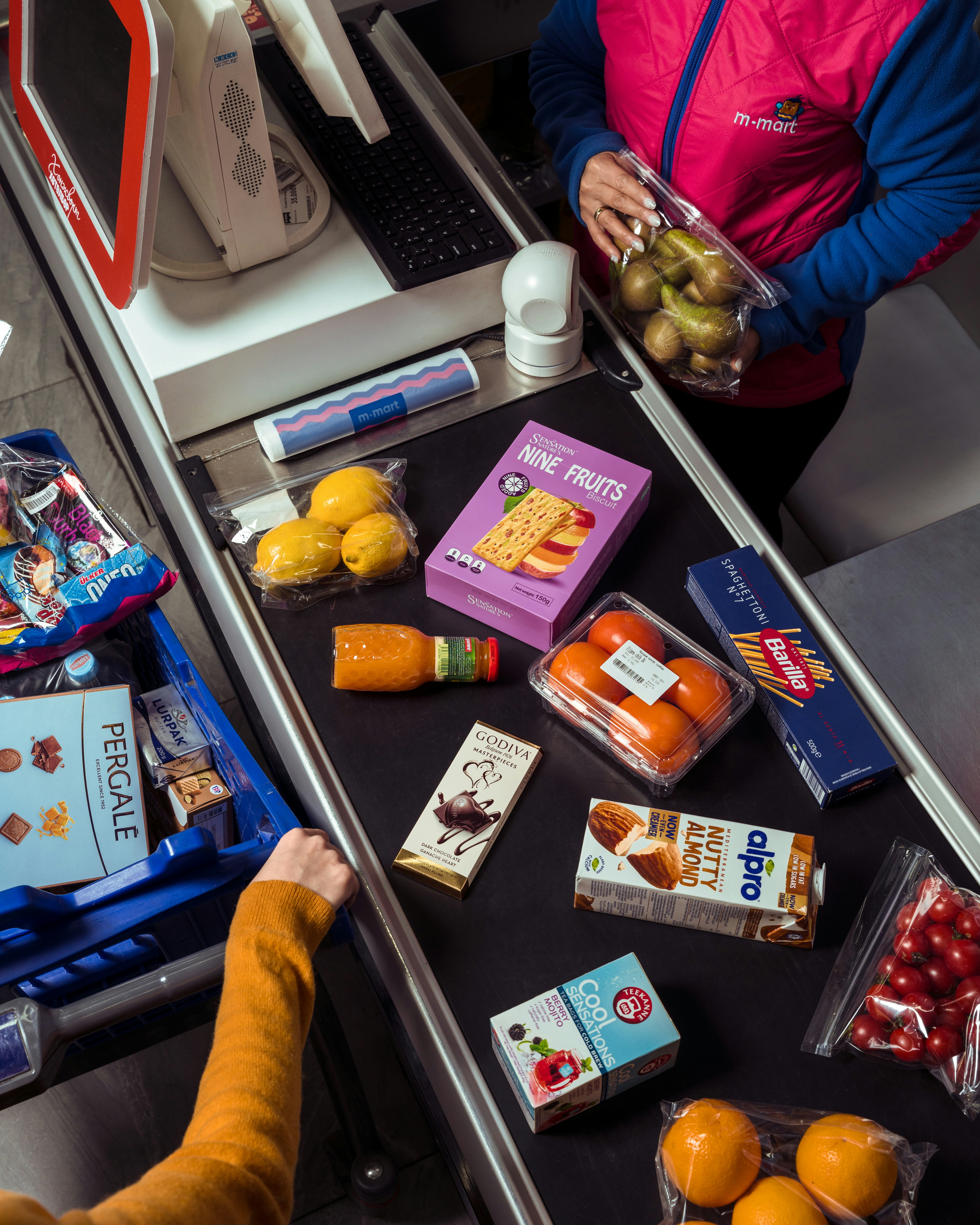 A Colorful Array of Everyday Essentials at Checkout