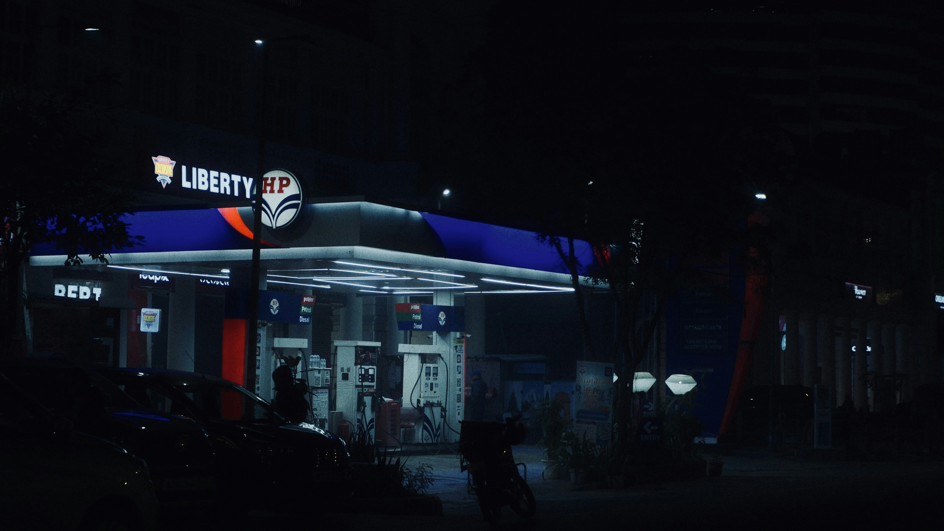 Neon Oasis: A Night at the Liberty HP Station
