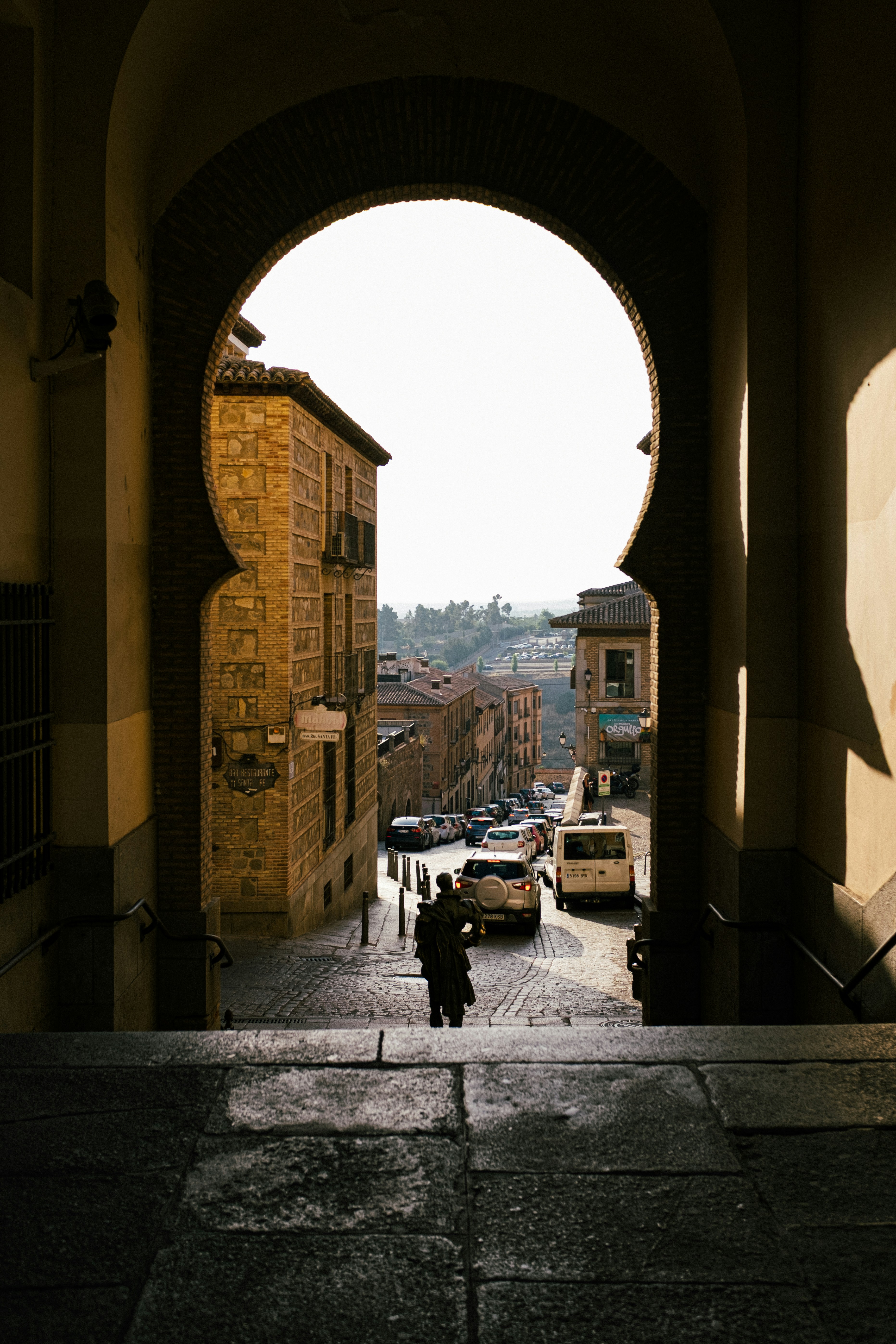 Through the Arched Passageway