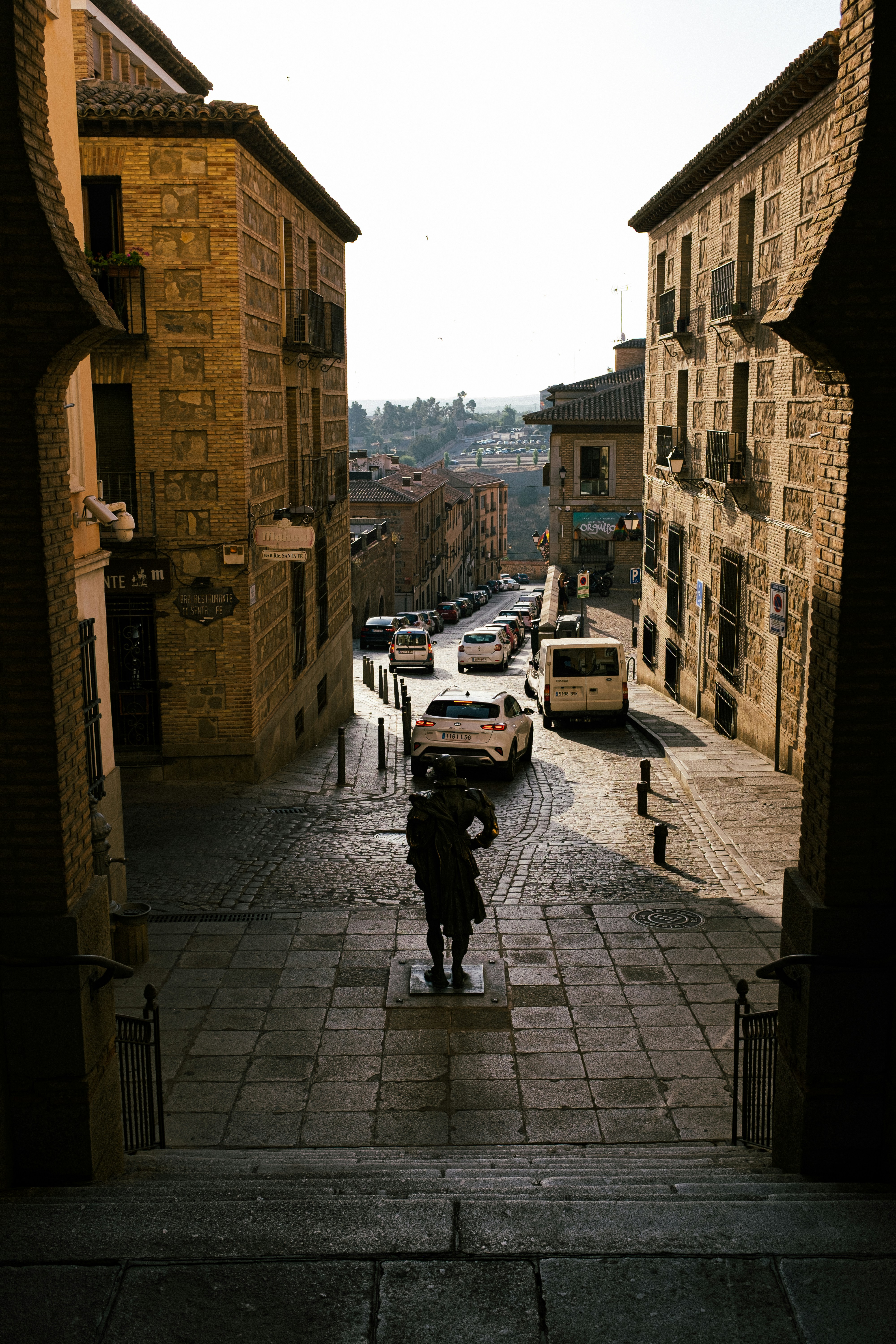 Echoes of History in a Cobblestone Alley