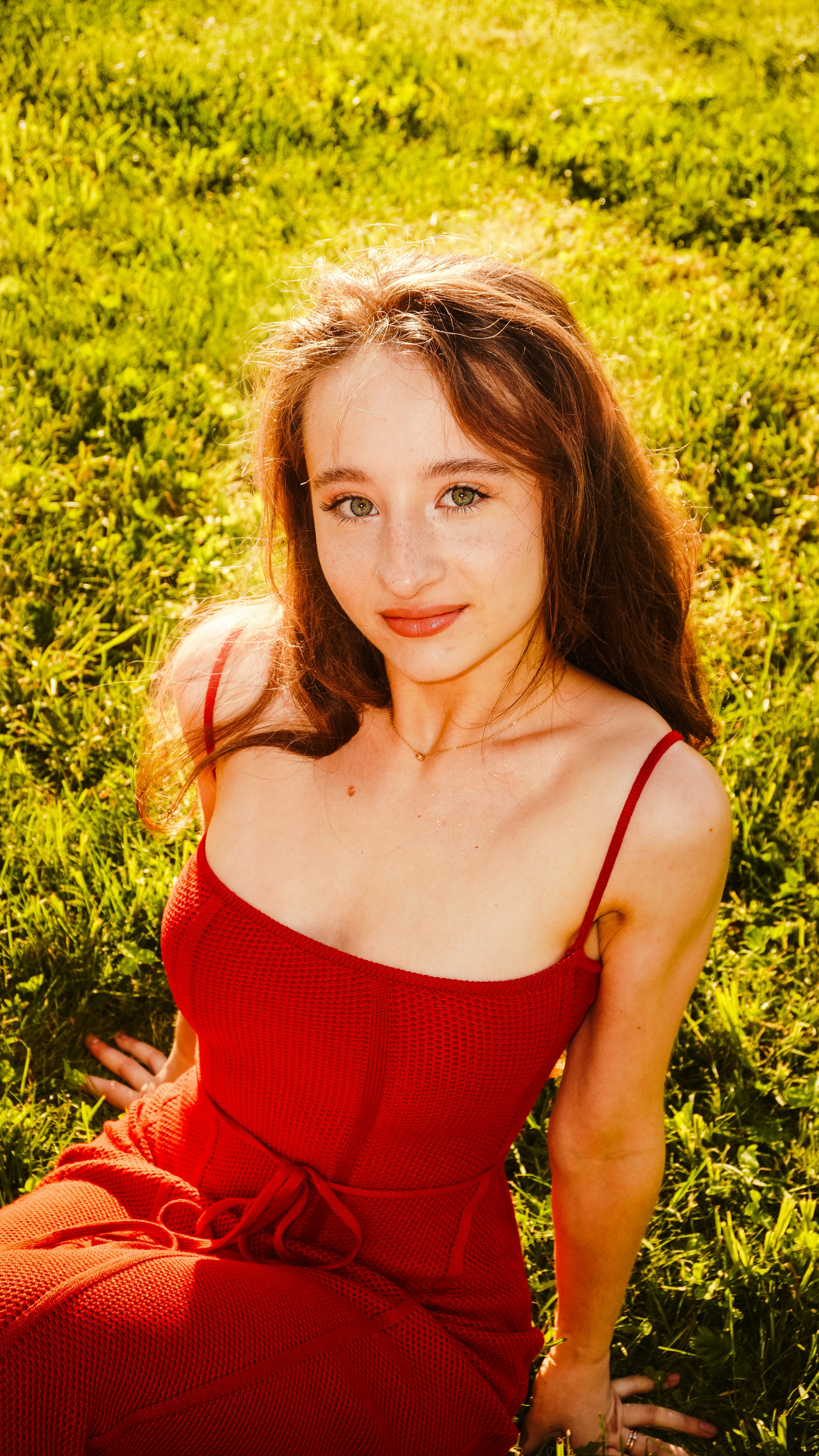 Radiant Serenity in a Sunlit Meadow