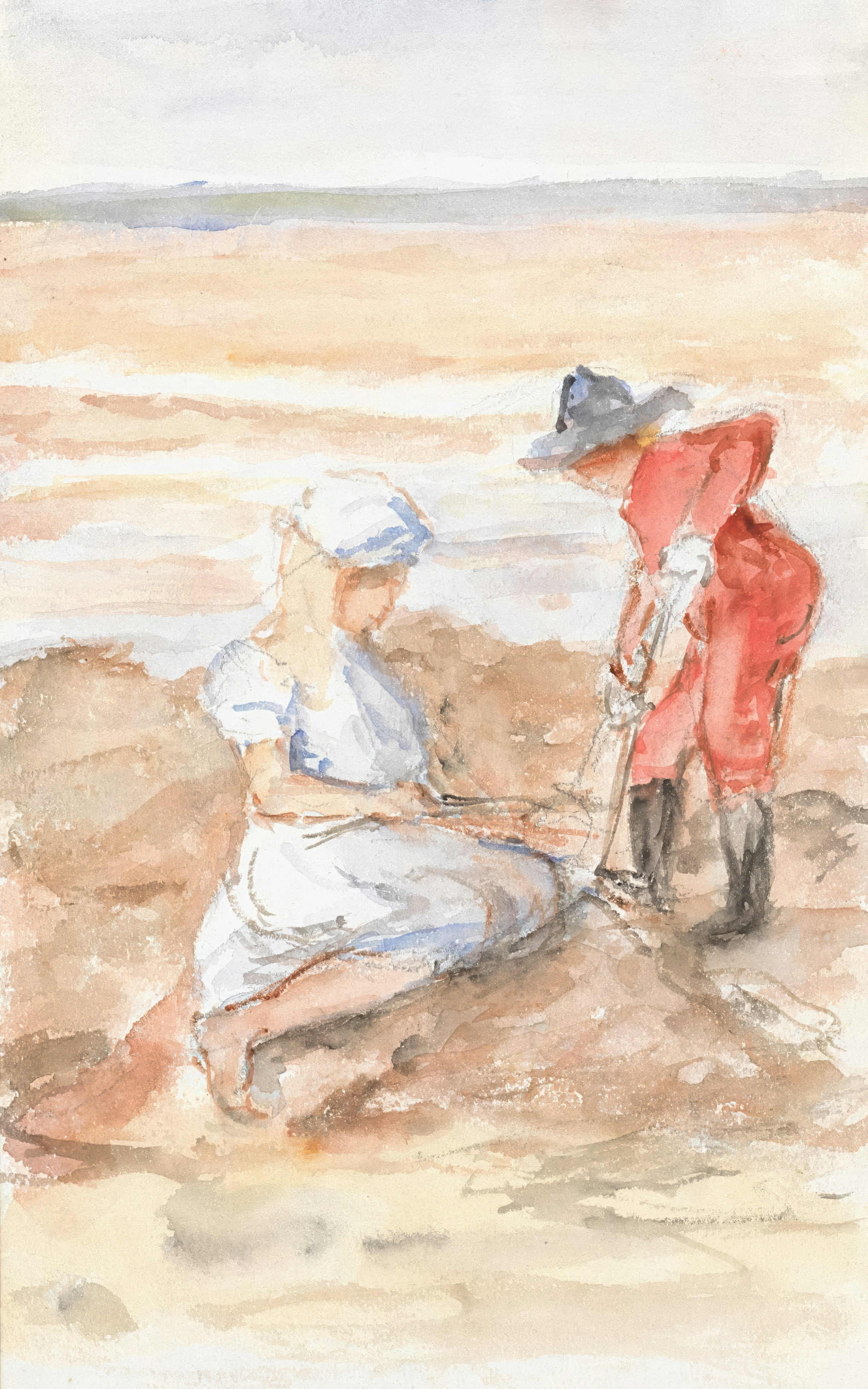 Title: Kinderen spelend aan het strand Publisher: Rijksmuseum Date: 1834 - 1911 Providing institution: Rijksmuseum Aggregator: Rijksmuseum Providing Country: Netherlands Public Domain Kinderen spelend aan het strand - Rijksmuseum, Netherlands - Public Domain.