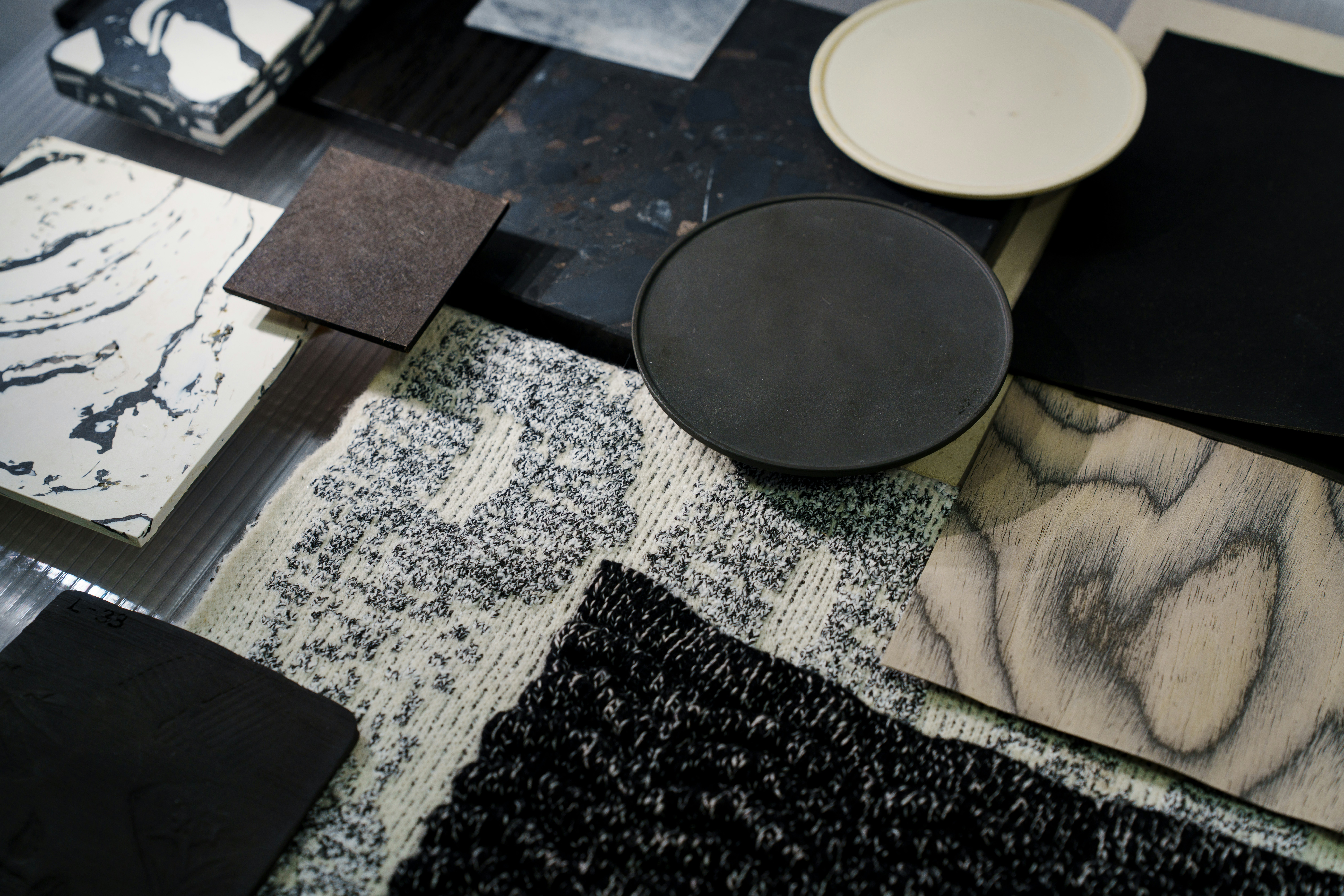 Various textures and materials displayed together. photo – Free Texture ...