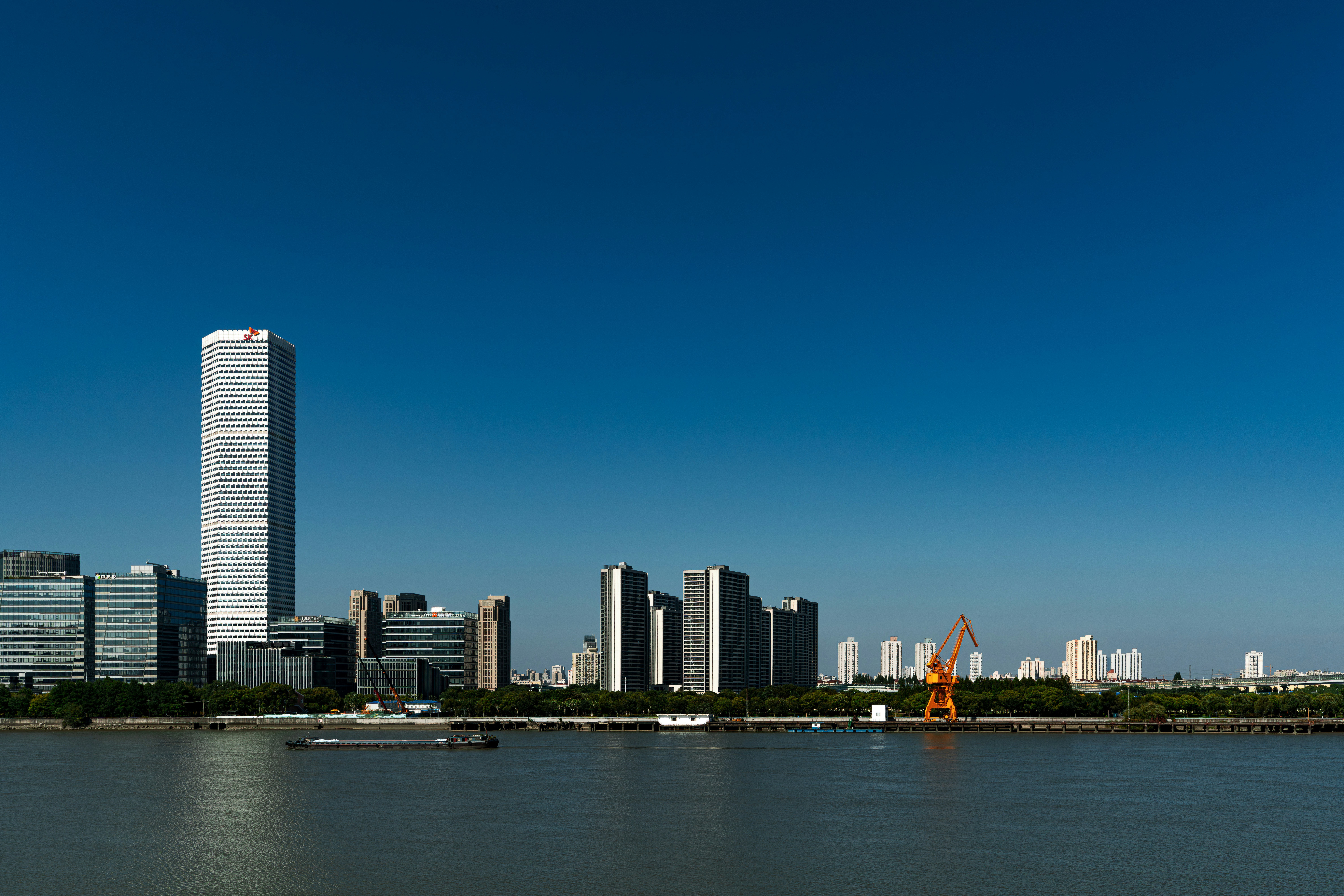 Urban Reflections: A City by the Water