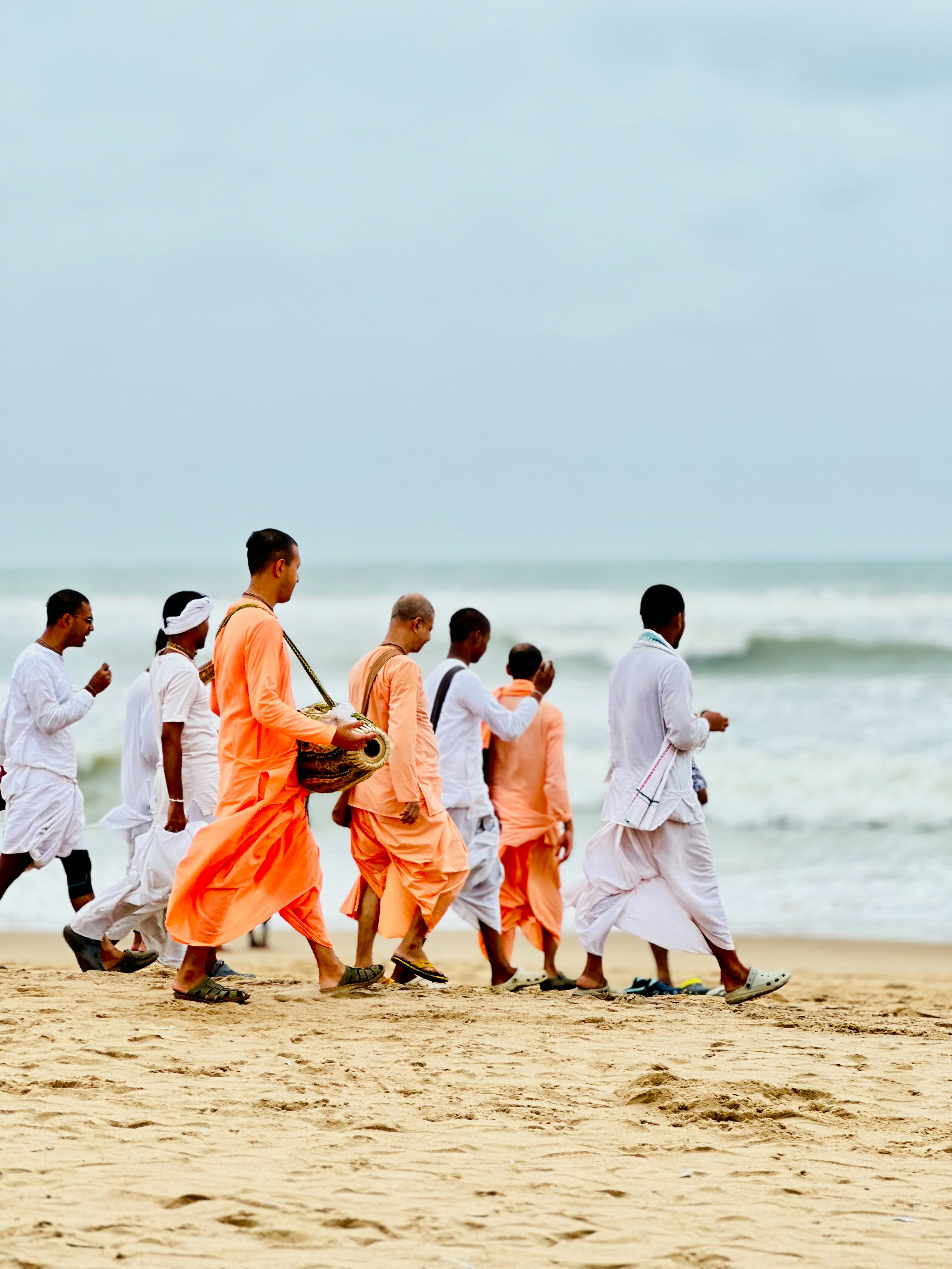 Harmony on the Shore: A Spiritual Procession