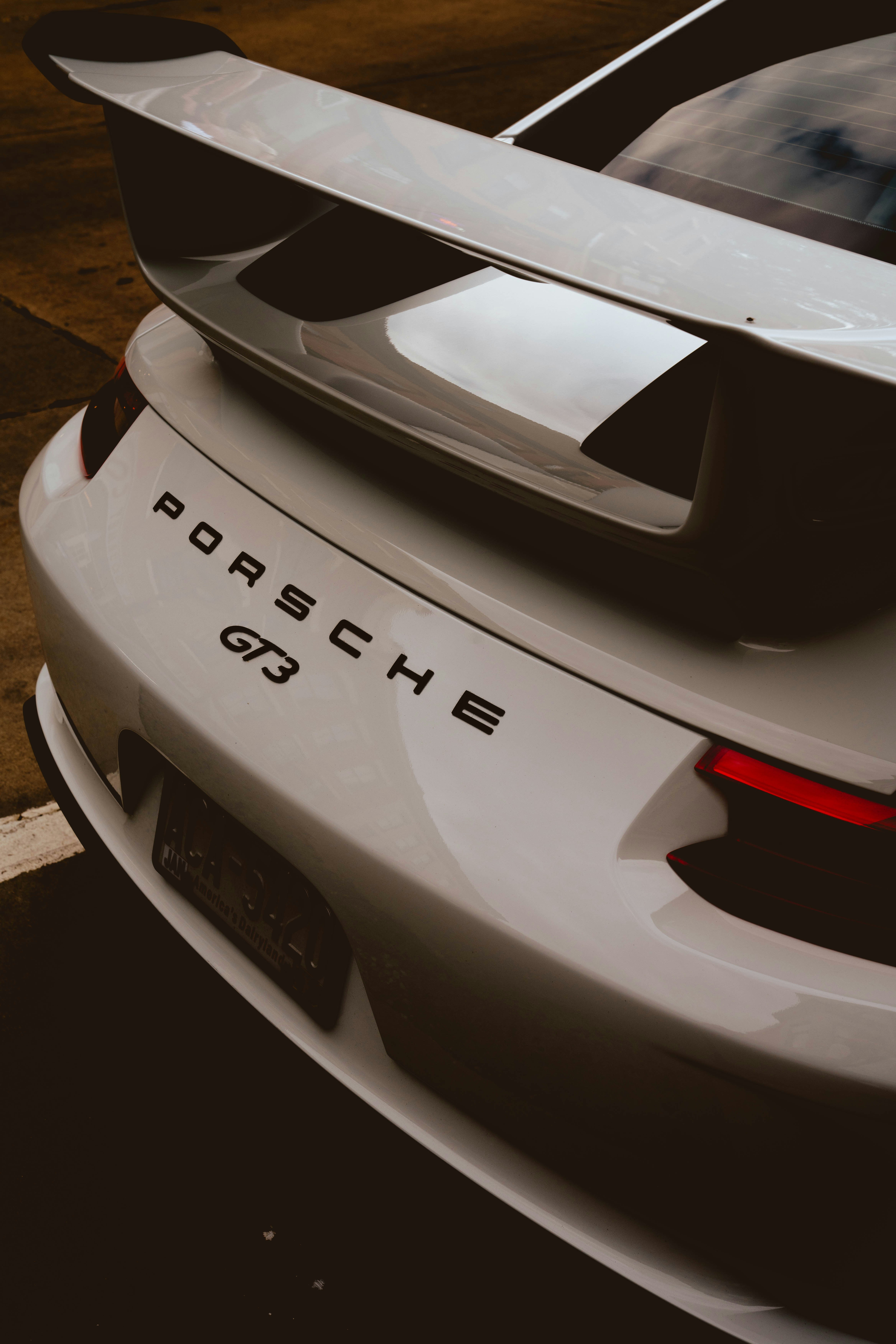 Precision in Motion: The Porsche GT3 Rear View