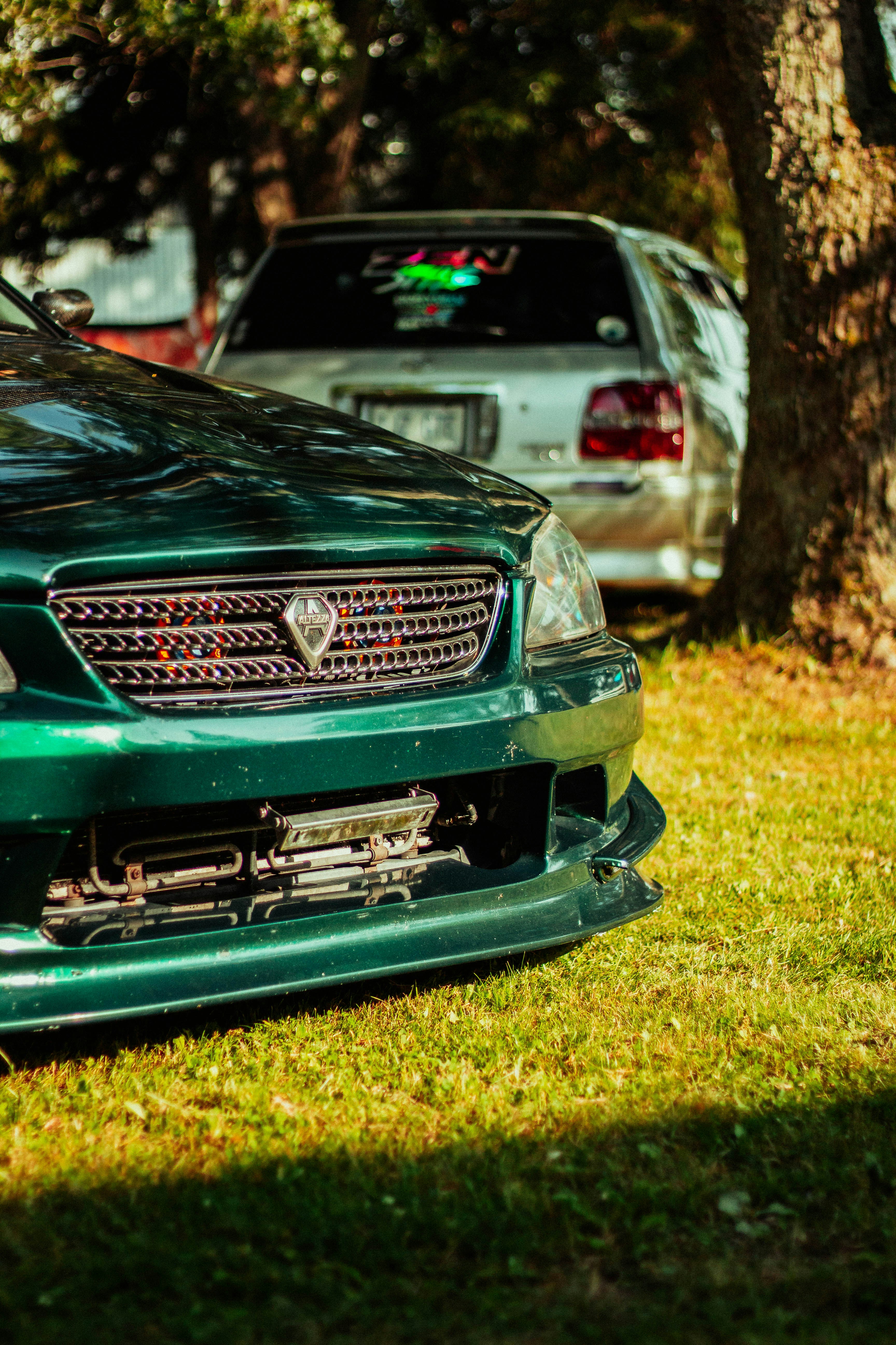 Emerald Machine in Nature's Embrace
