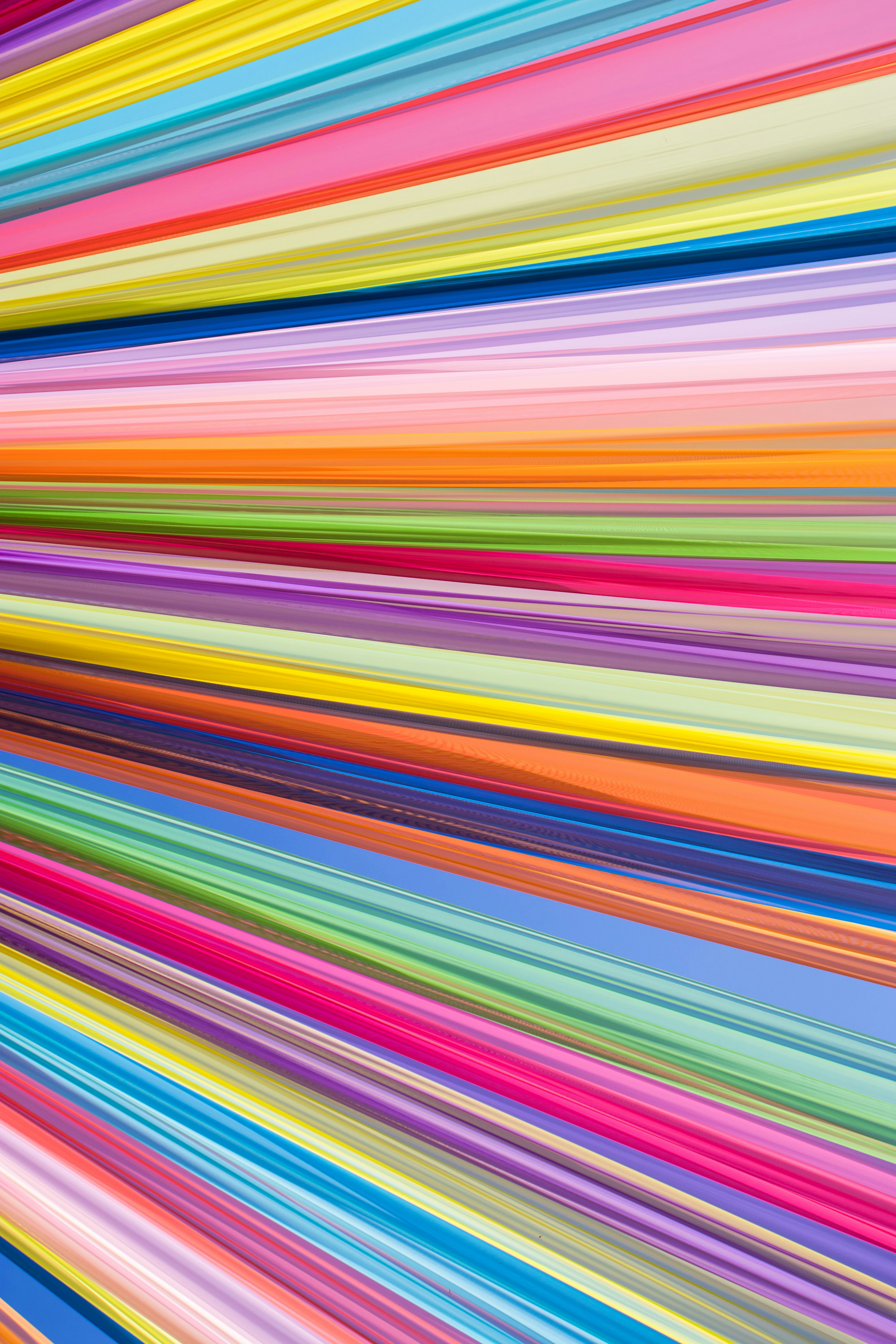Colorful, striped, horizontal lines fill the image. photo – Free ...