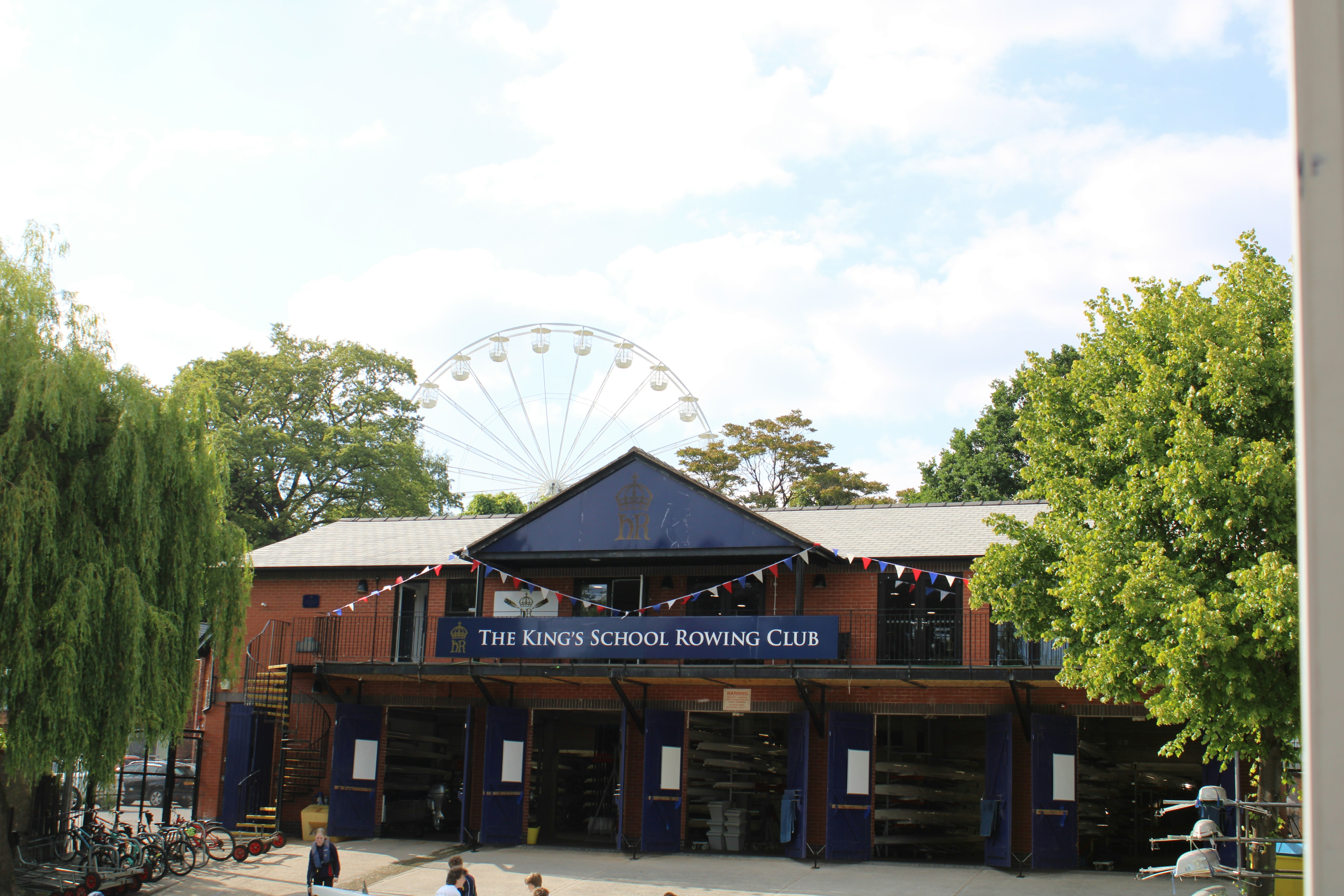 King’s School Rowing Club Pavilion Under a Ferris Wheel