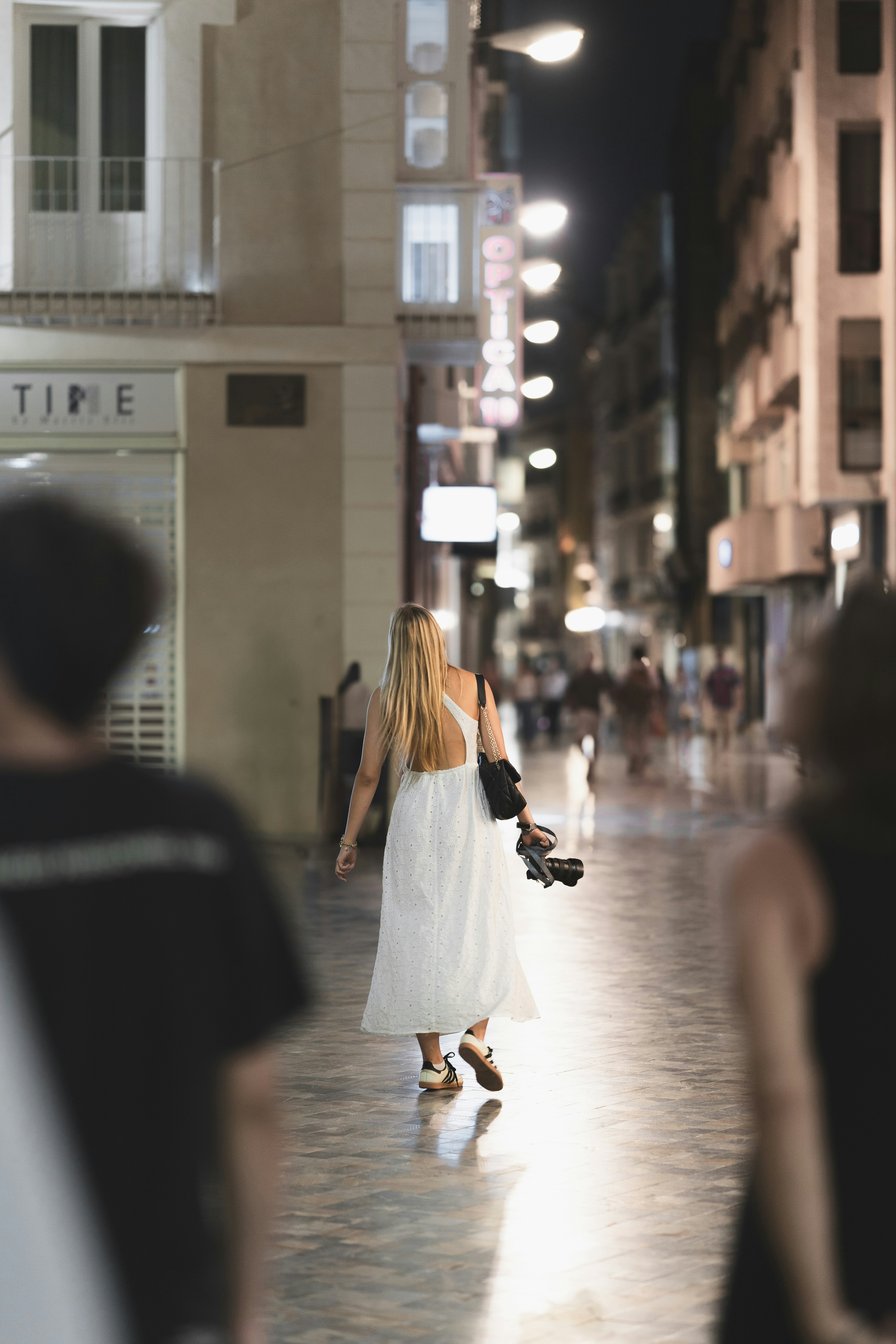 Evening Stroll Through the Urban Glow