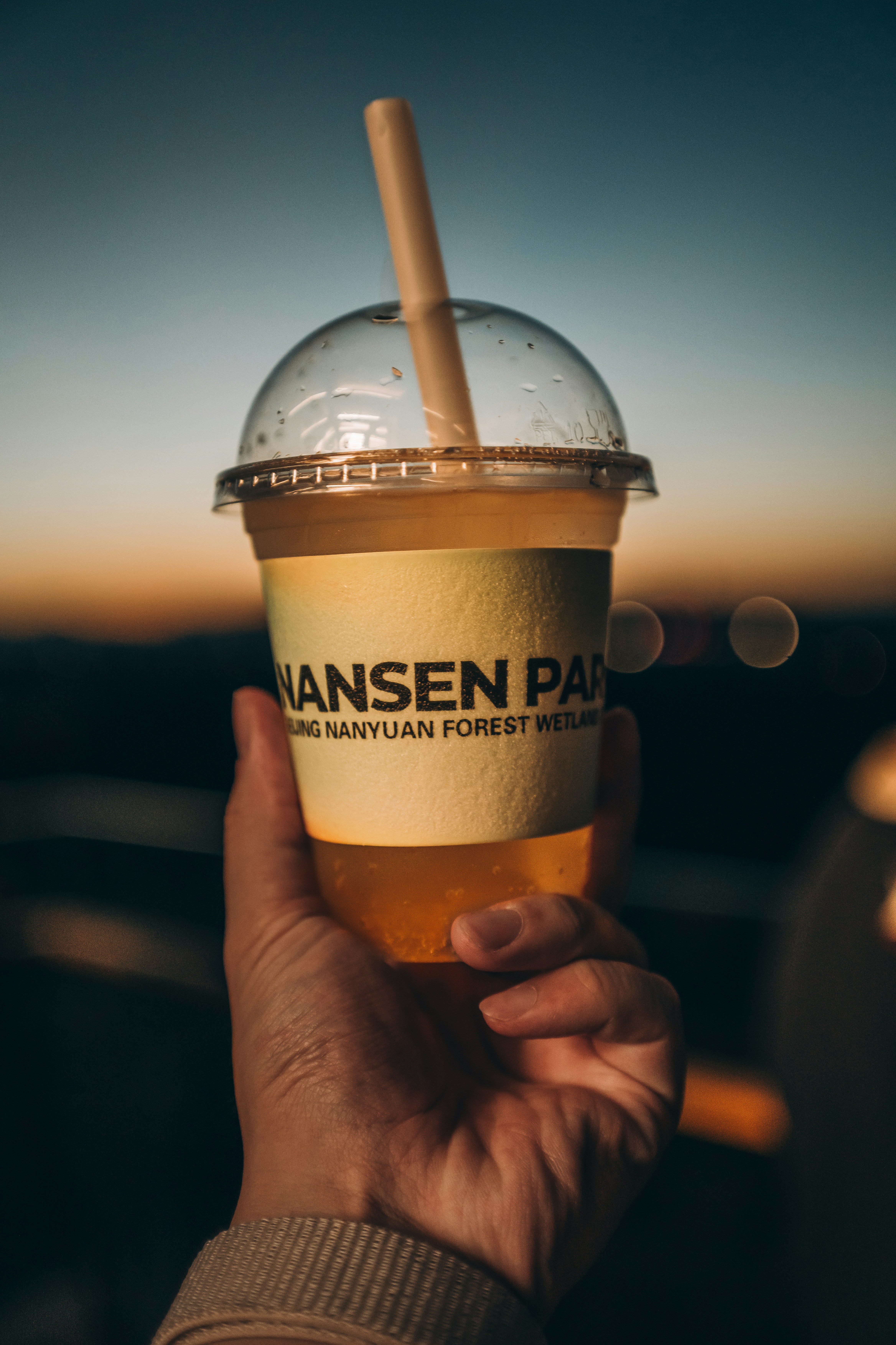 Sipping Serenity at Dusk