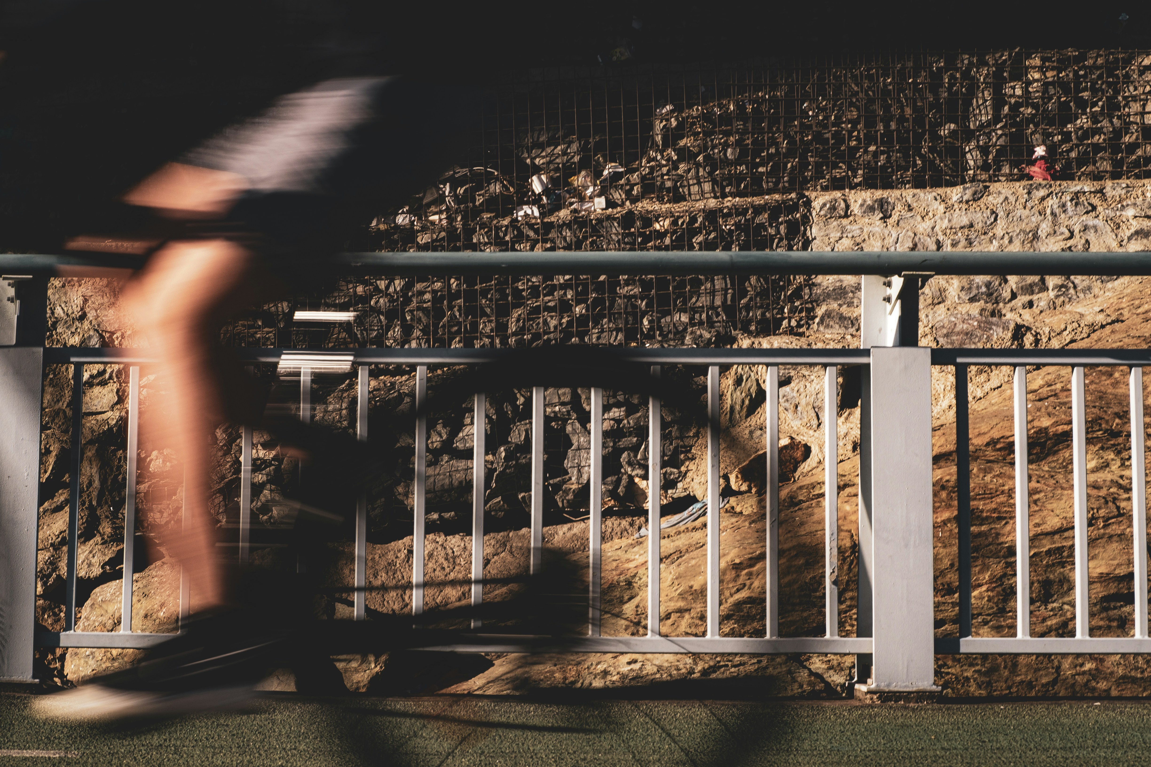 Motion in Motion: A Cyclist's Journey