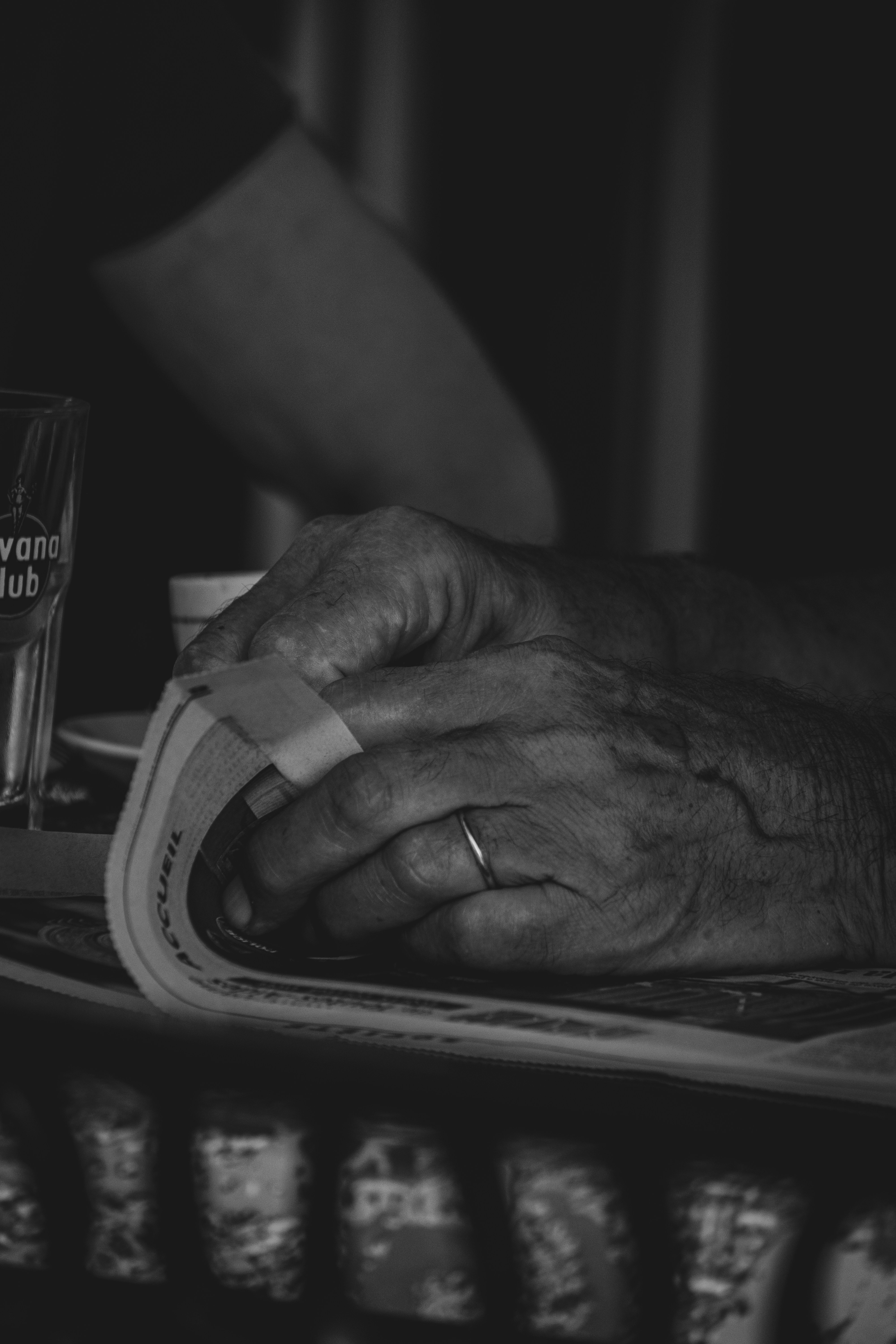 The Weight of Time: A Reflection in Hands