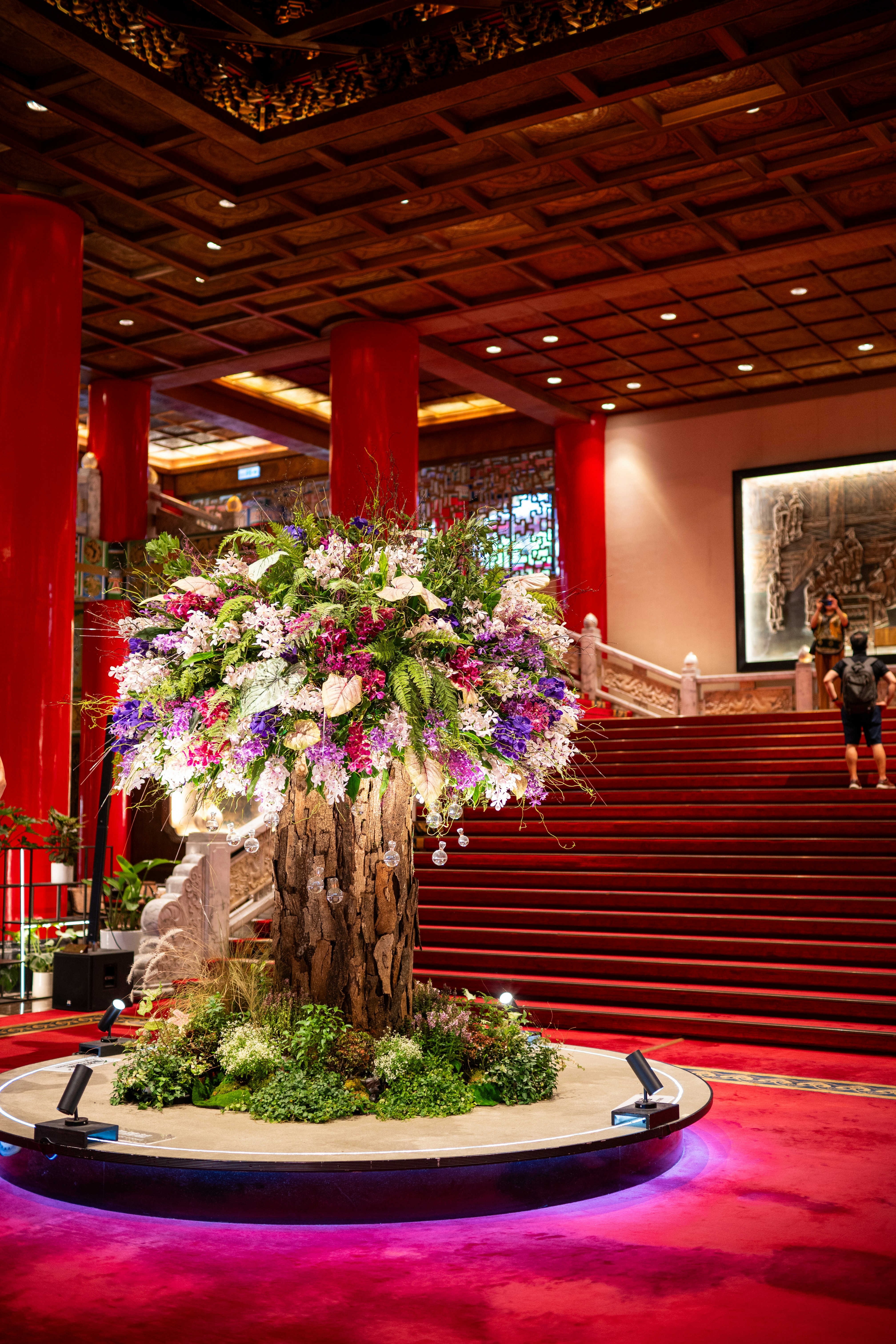 Floral Majesty: A Grand Entrance
