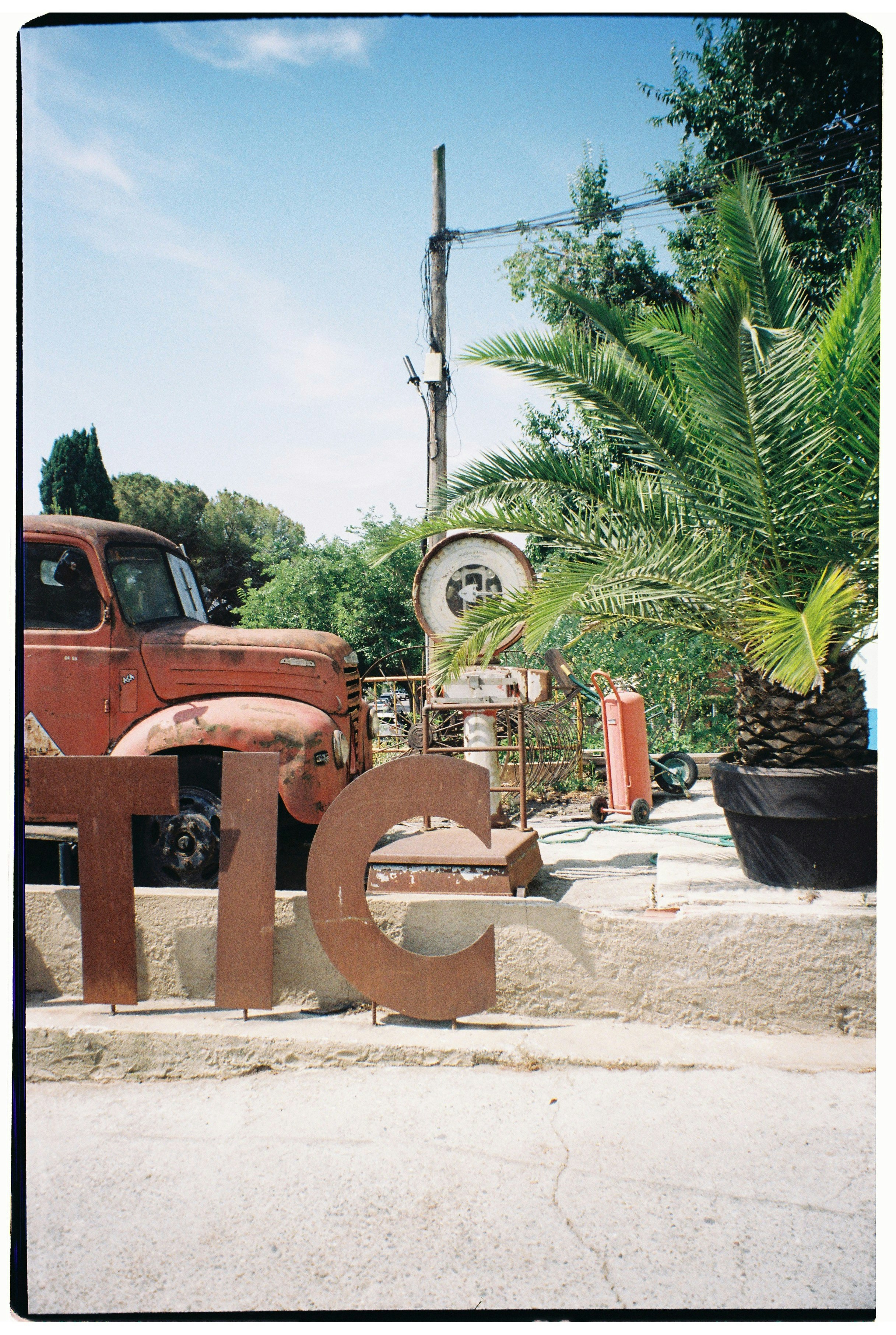 Rust and Green: A Vintage Encounter