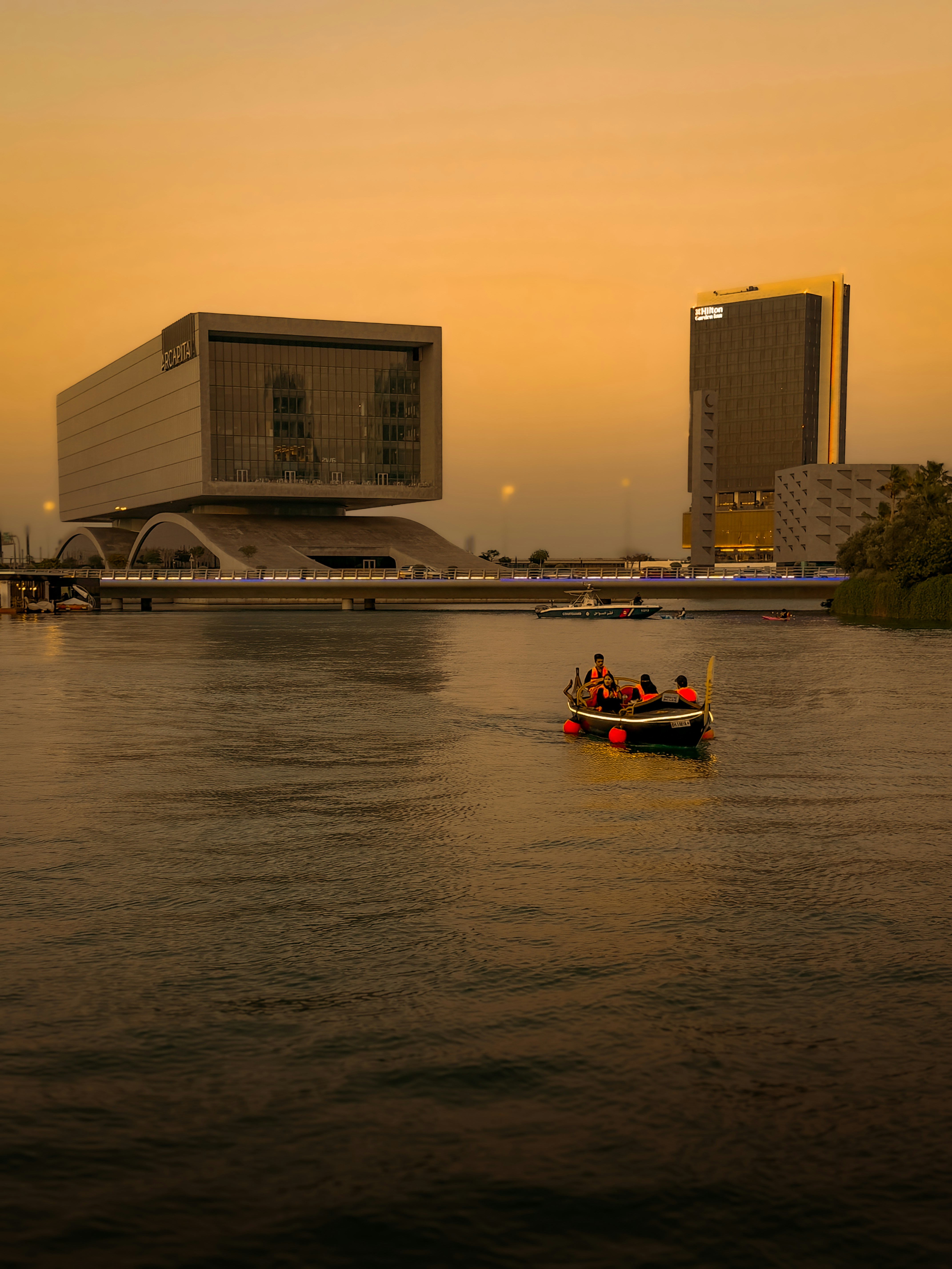 Evening Serenity on the Waterway