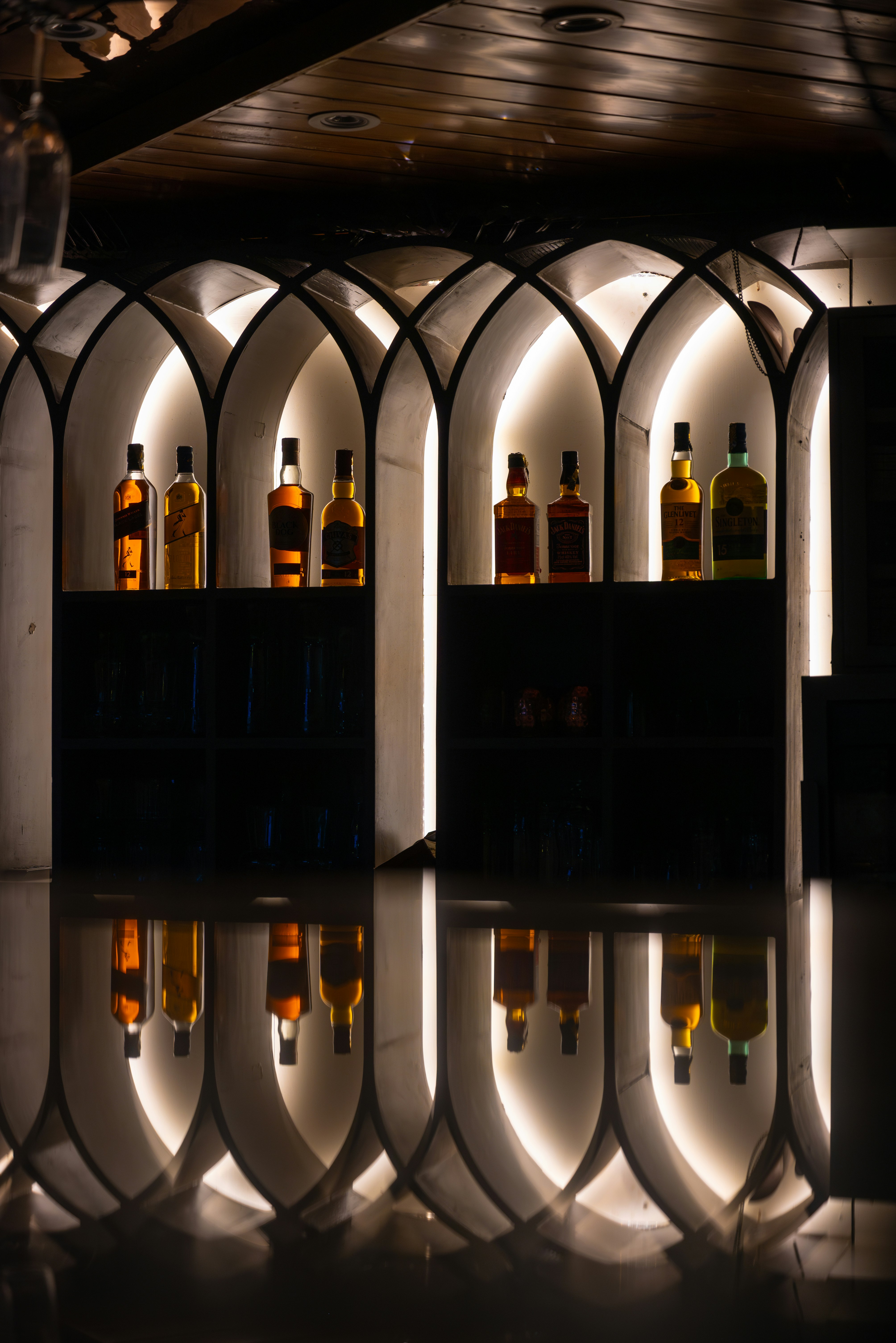 Illuminated Spirits: A Dance of Light and Reflection