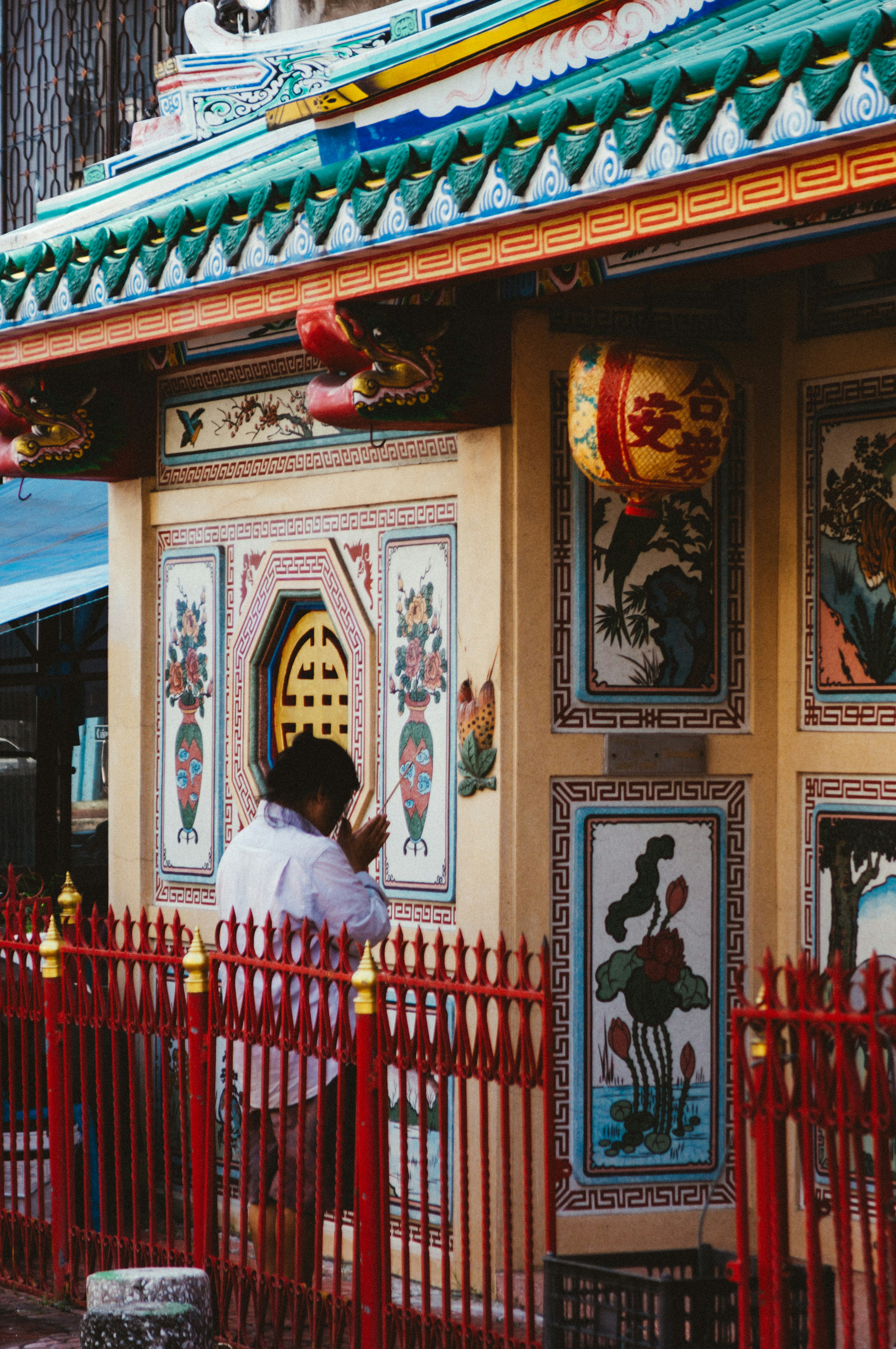Whispers of Reverence at the Temple