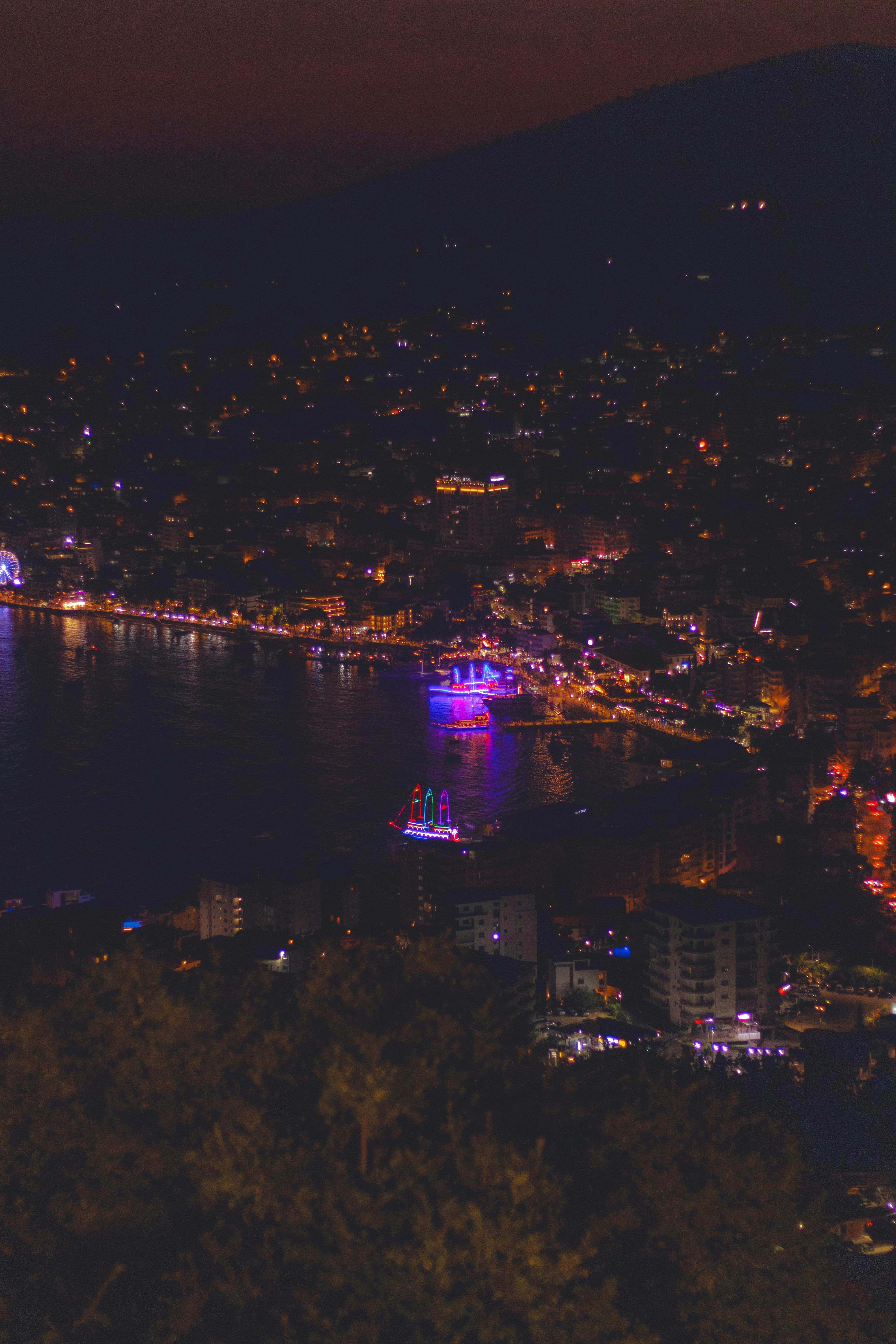 Twilight Reflections: A Coastal Symphony of Lights