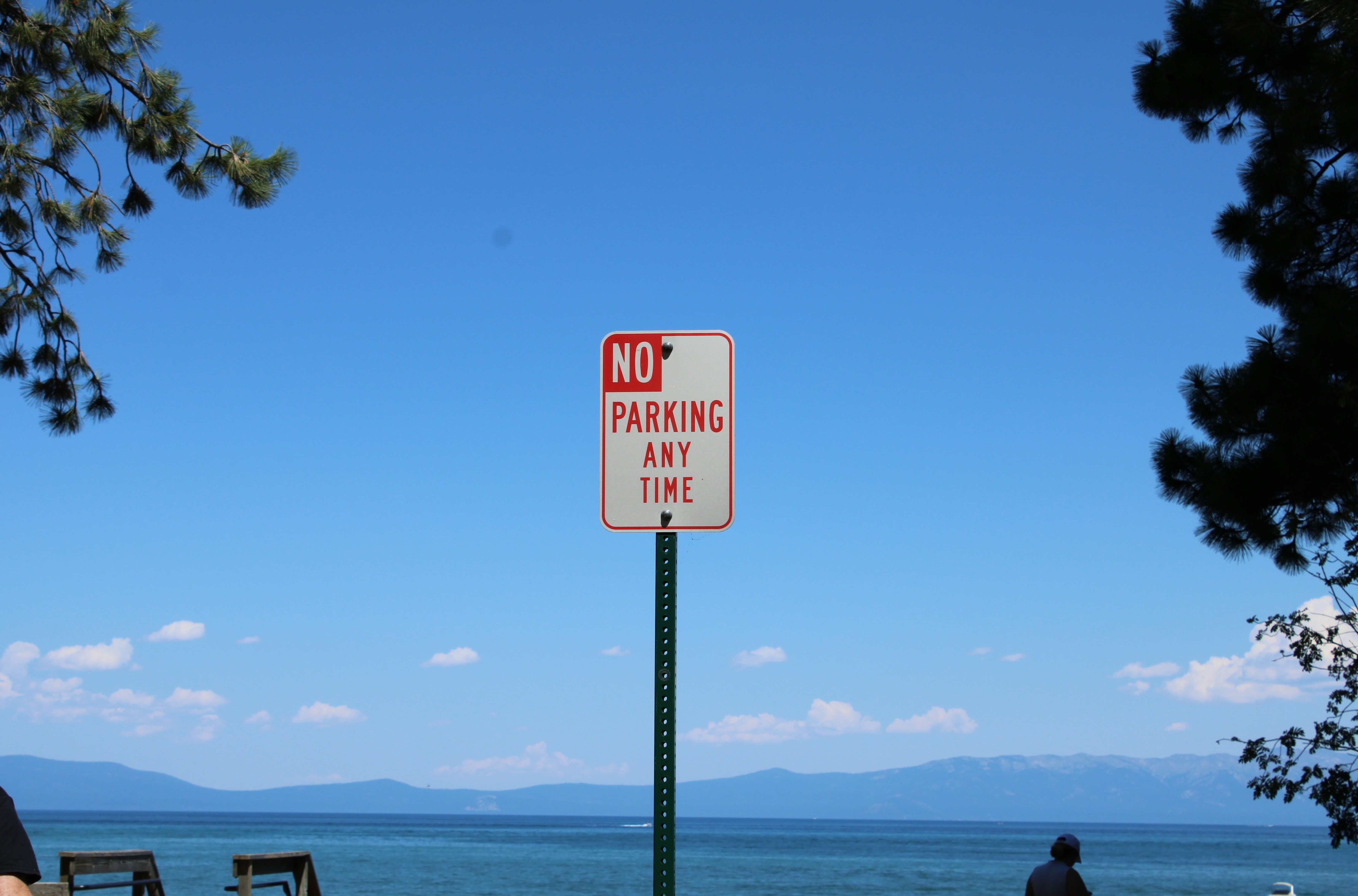 A Clear Message by the Shore
