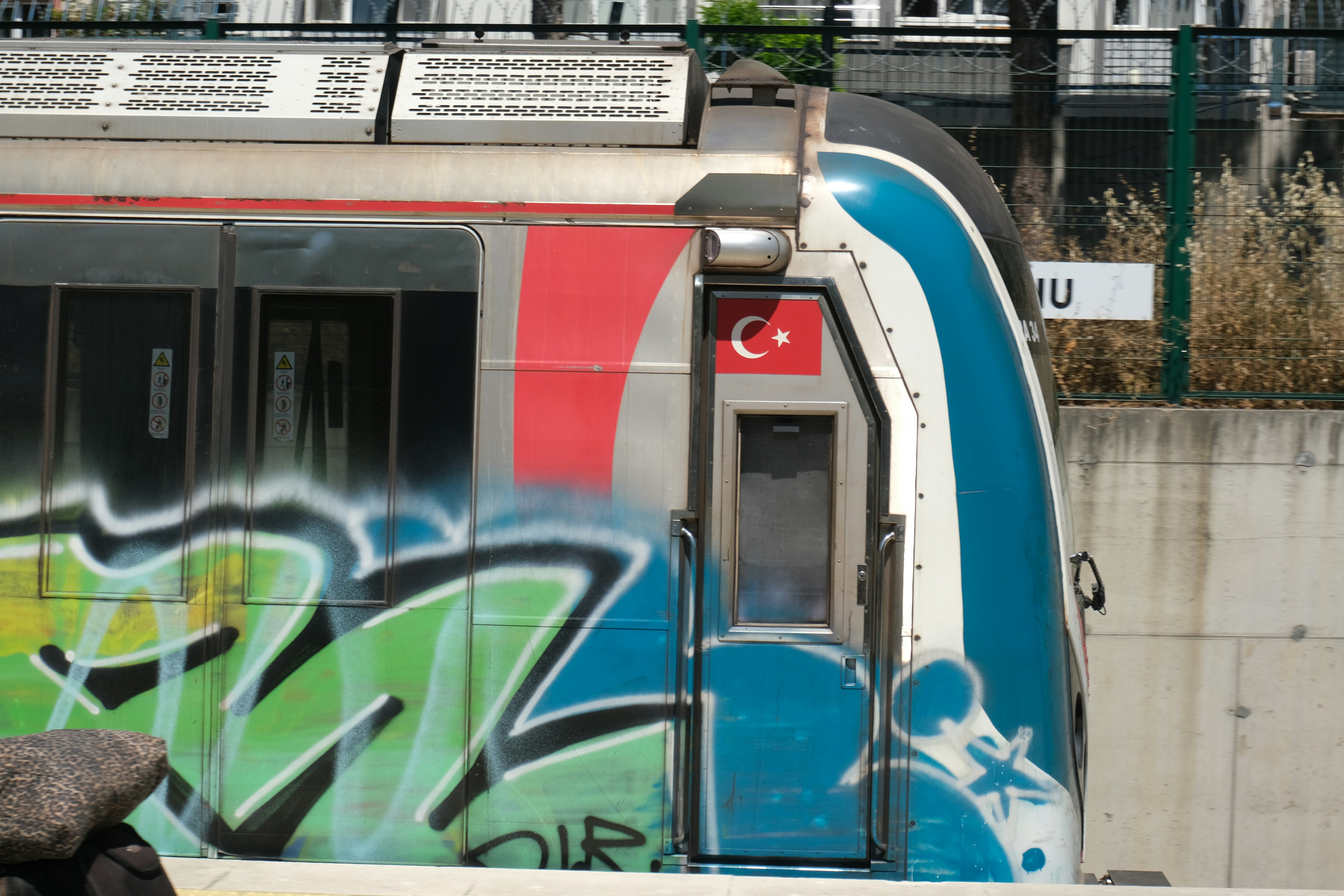 Urban Canvas: The Train's Graffiti Tale