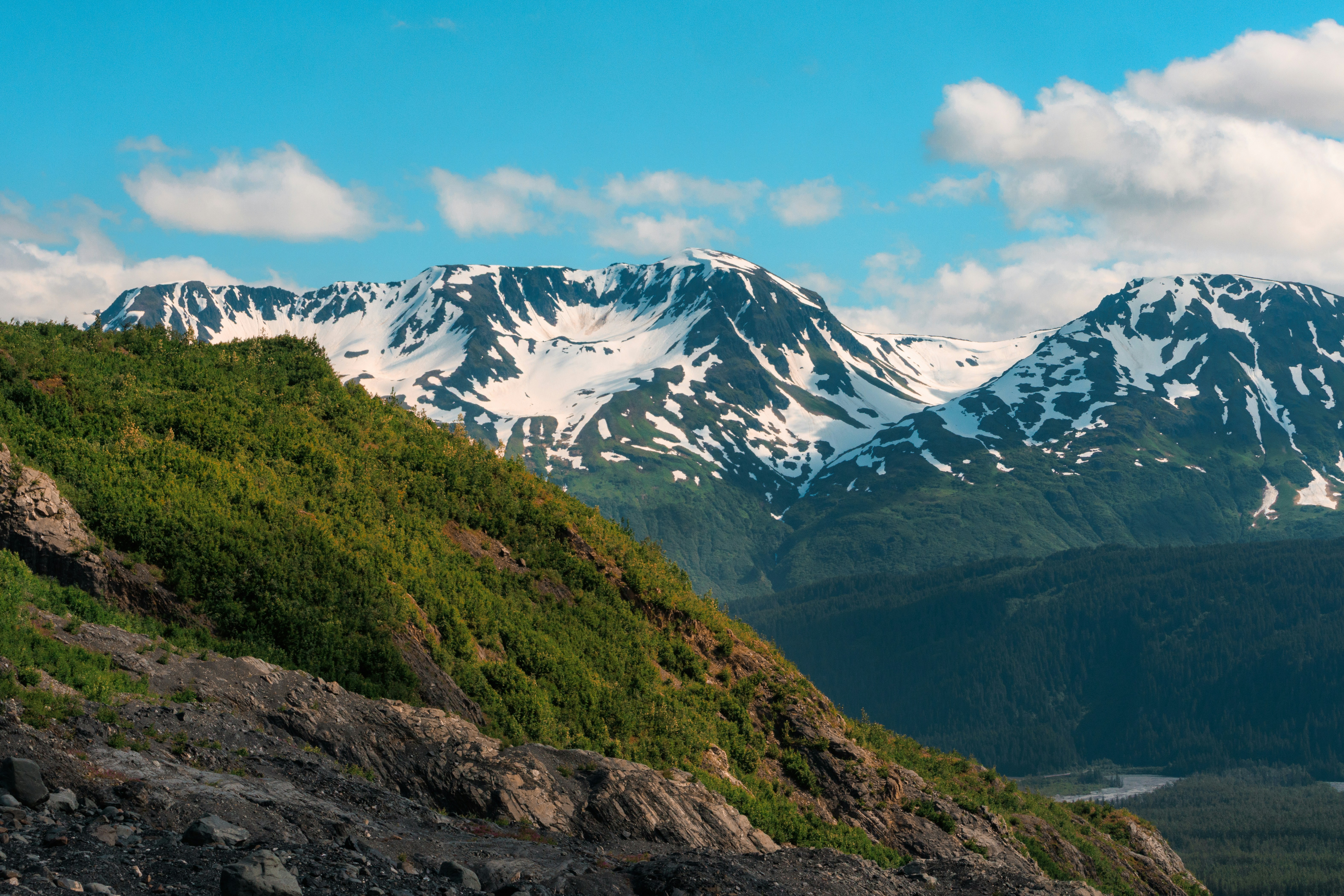 Mountains on the Exit Glacier Trail in Kenai Fjords