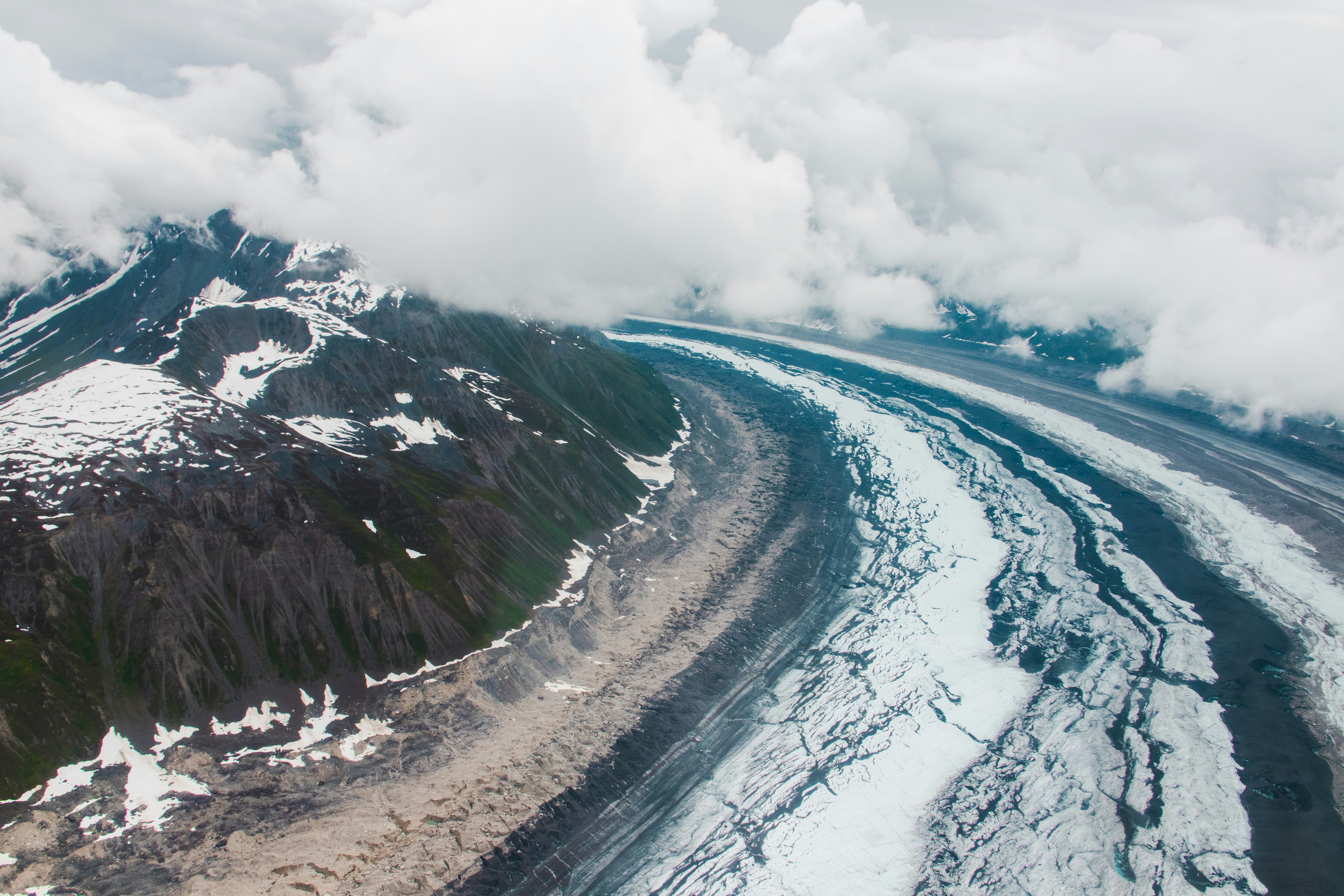 Glacier's Embrace: Nature's Frozen Flow