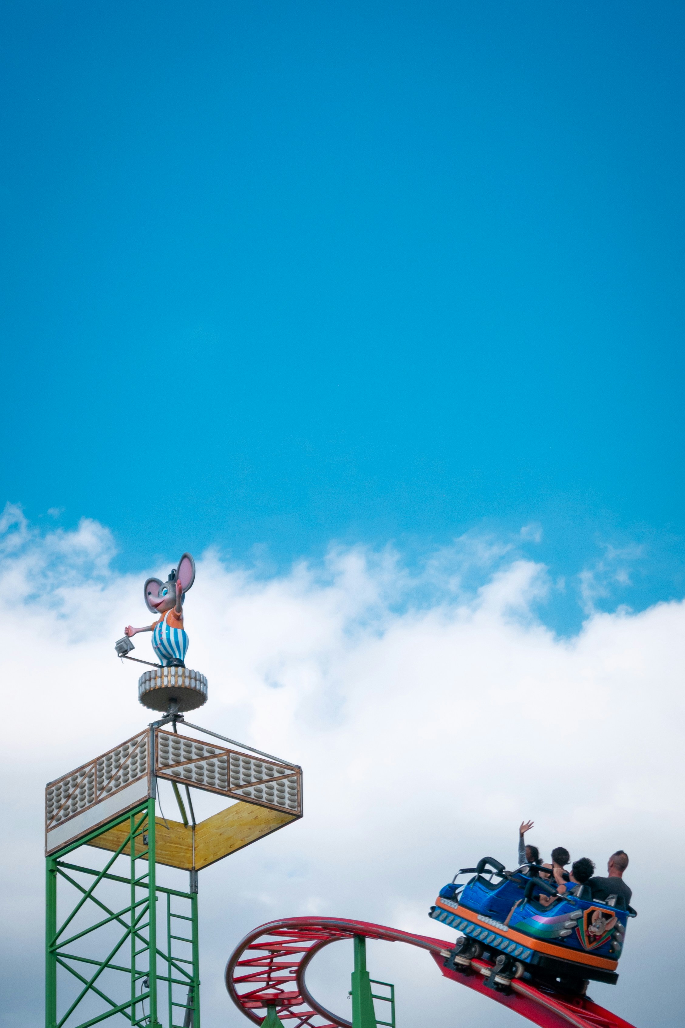 Whimsical Thrills: A Day at the Amusement Park